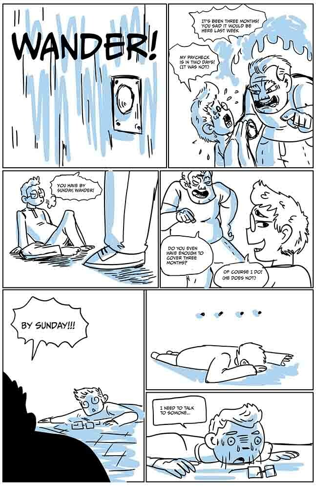 HyperNaut - Short Comic Book / College Project