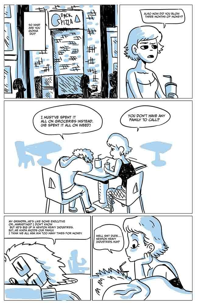 HyperNaut - Short Comic Book / College Project