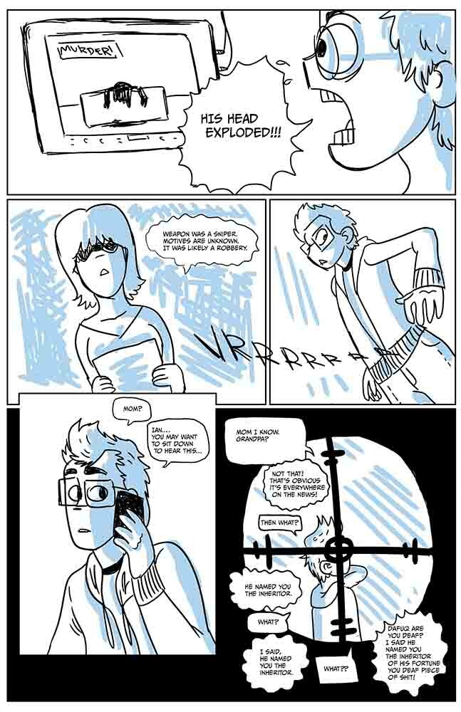 HyperNaut - Short Comic Book / College Project