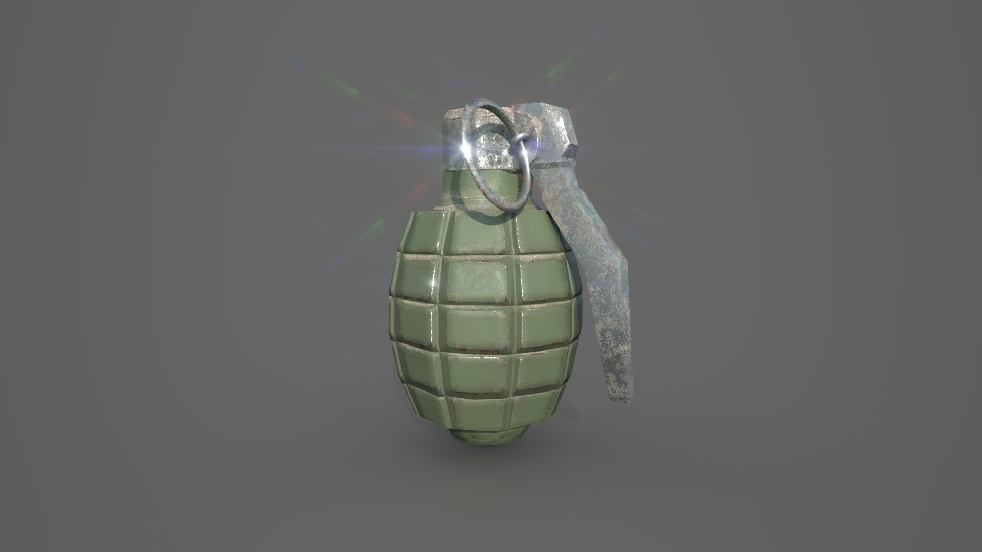 Ivan Alarcon - Grenade Low Poly