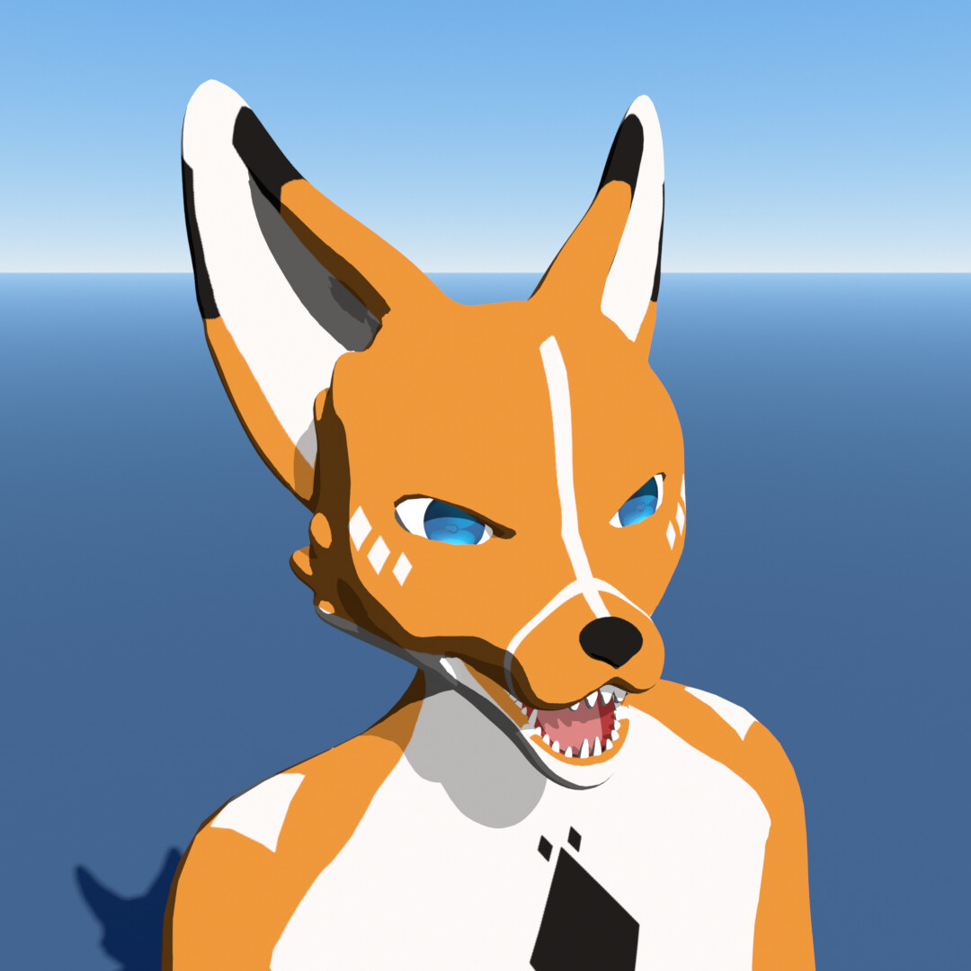 Defective Fox - Sculpt of my anthro fox OC