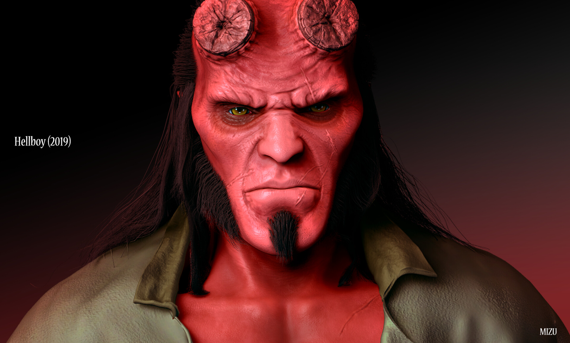 S 3zu4ma - Hellboy(2019) Fan Art