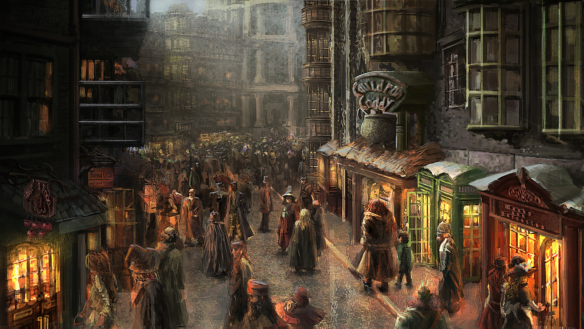 ArtStation - Wizarding town