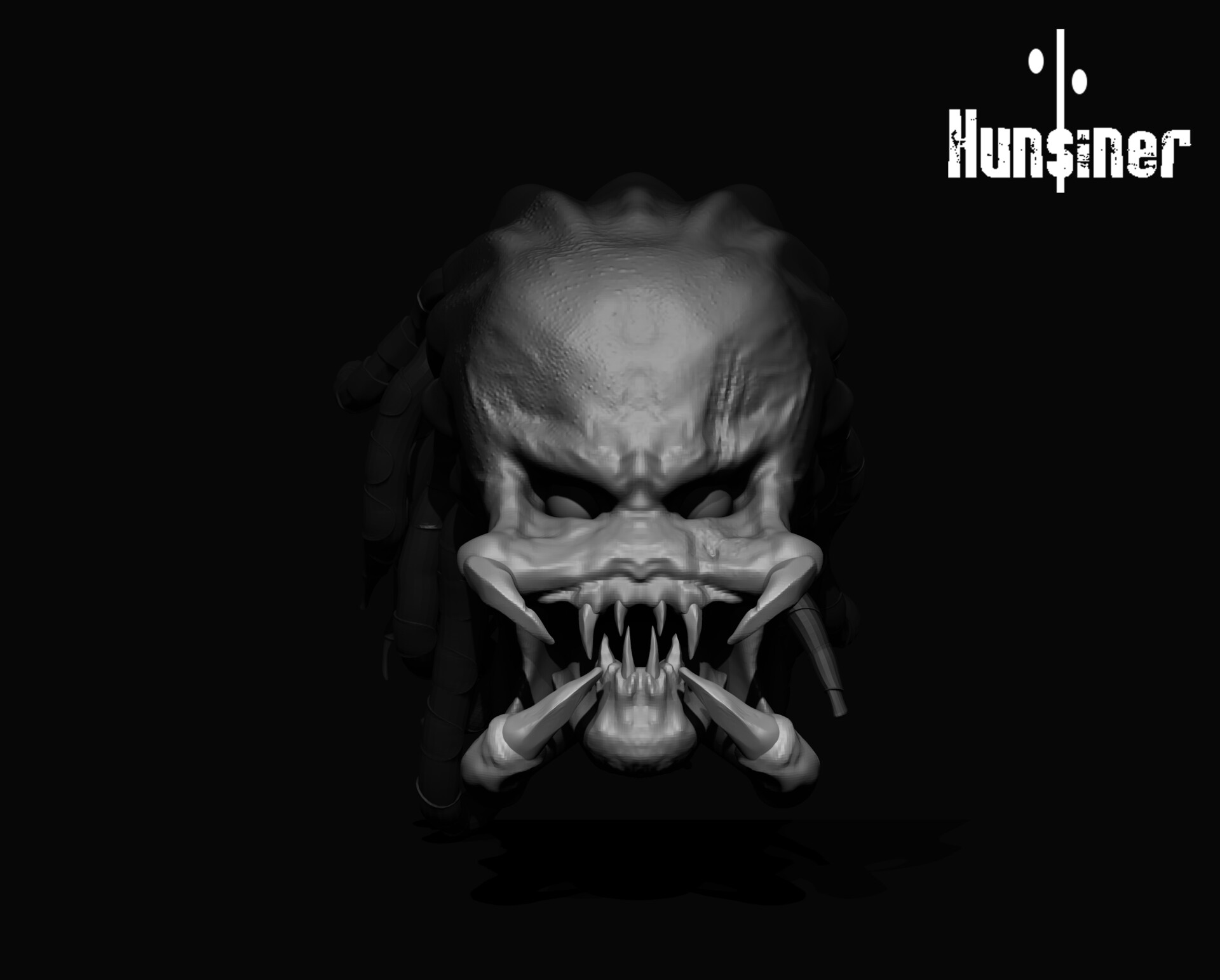 ArtStation - Predator head