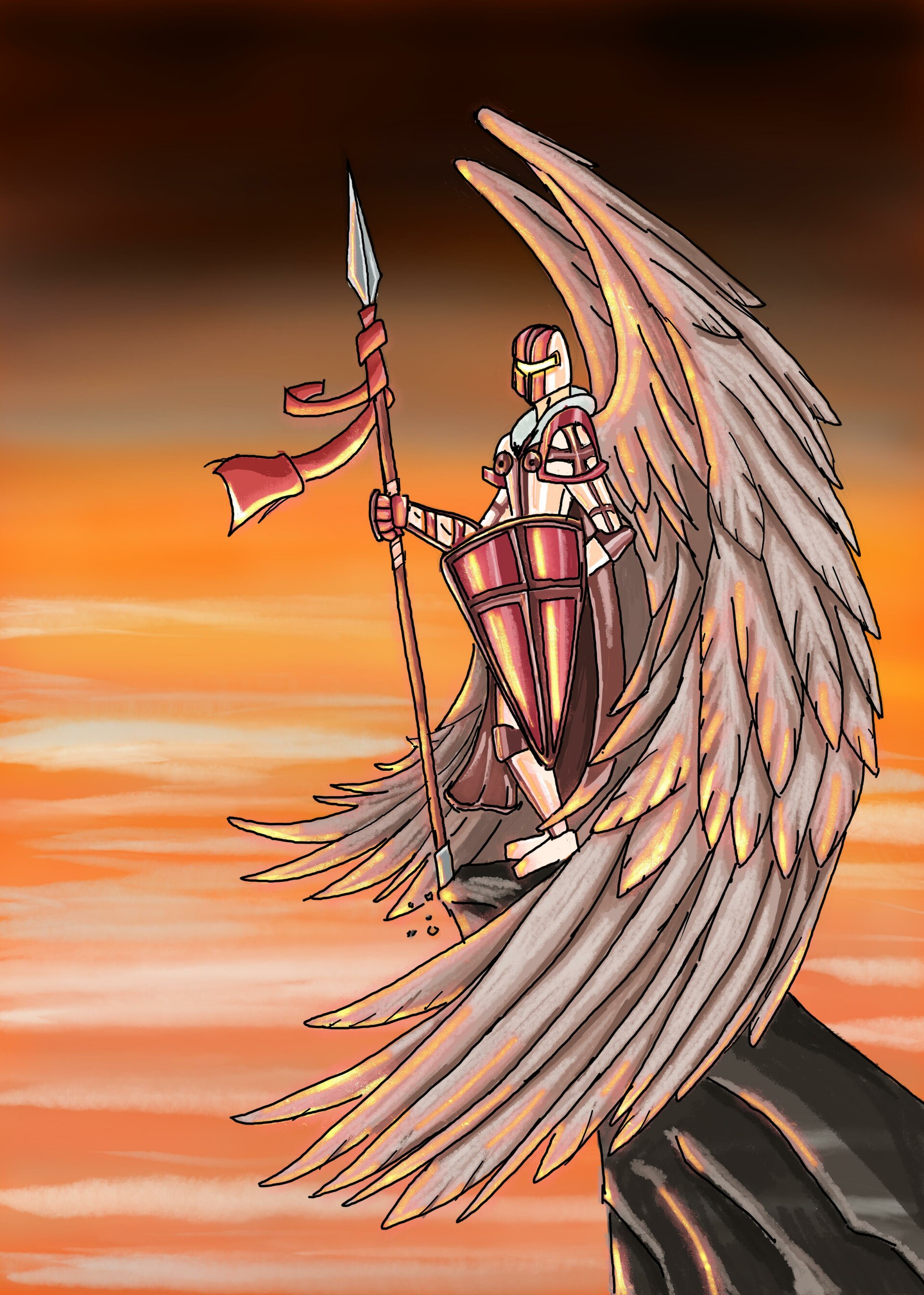 ArtStation - Winged Warrior