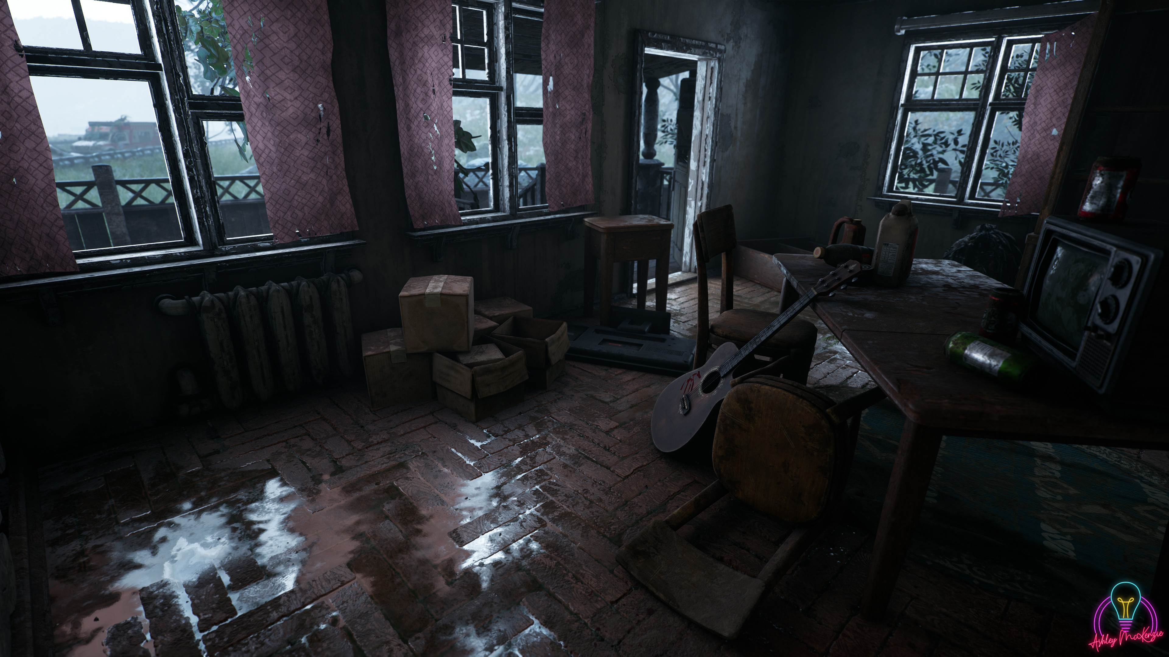Ashley McKenzie - Post Apocalyptic Interior Lighting Study