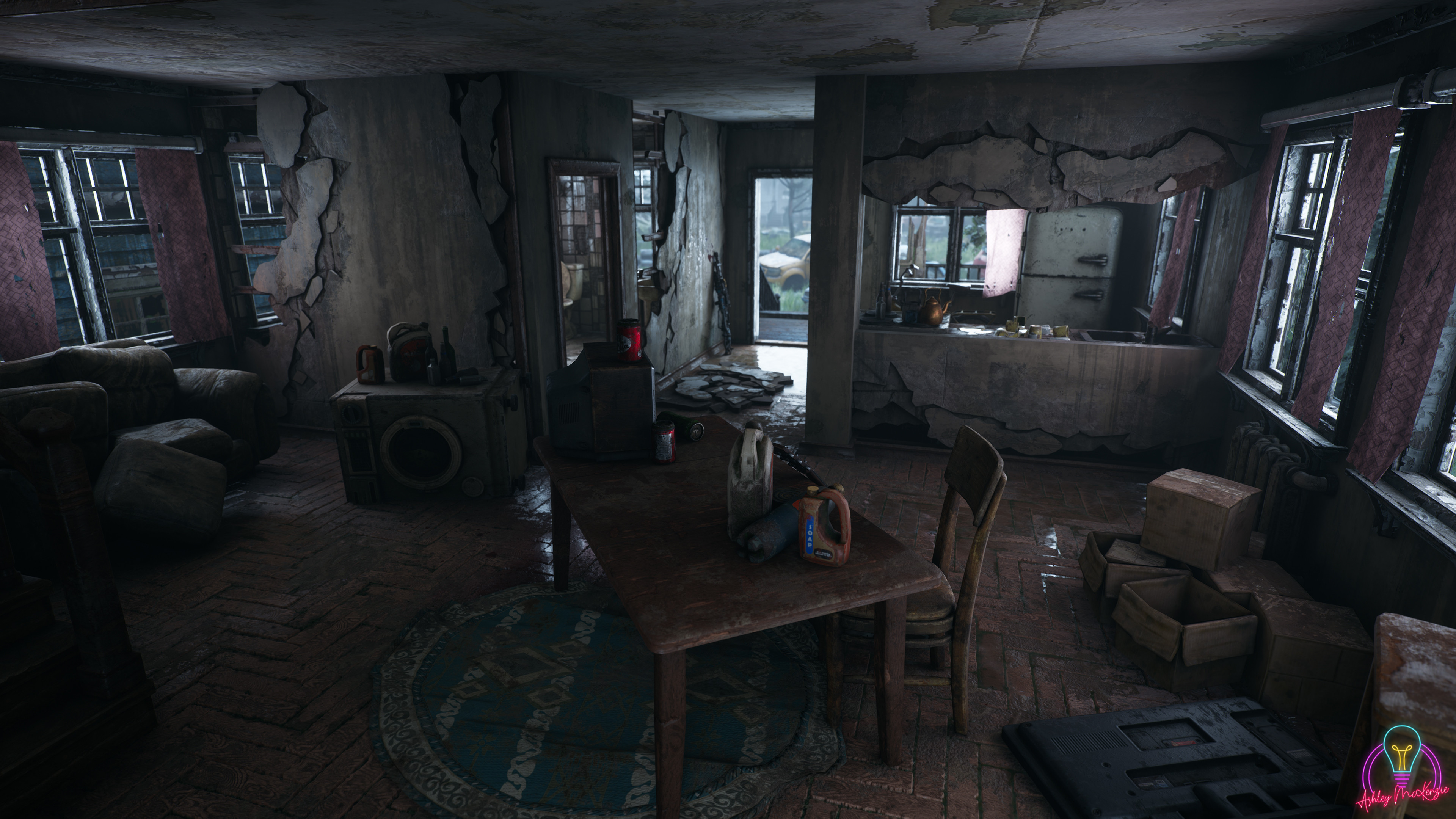 Ashley McKenzie - Post Apocalyptic Interior Lighting Study