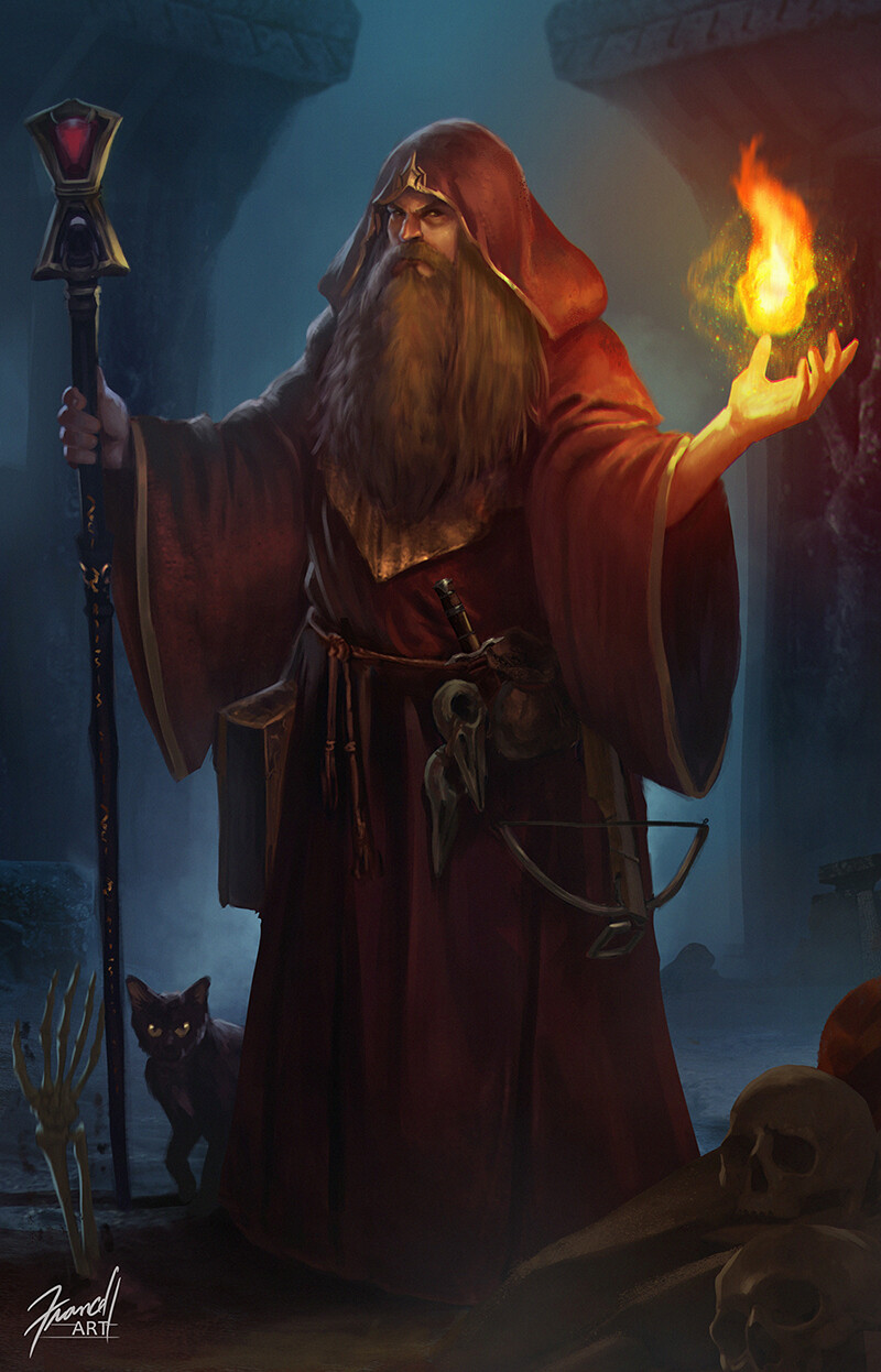 ArtStation - Wizard / Necromancer
