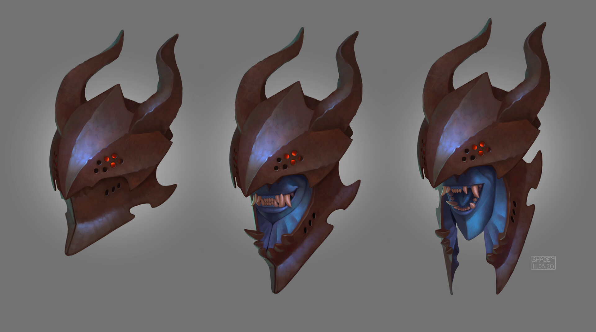 ArtStation - Demon head concept