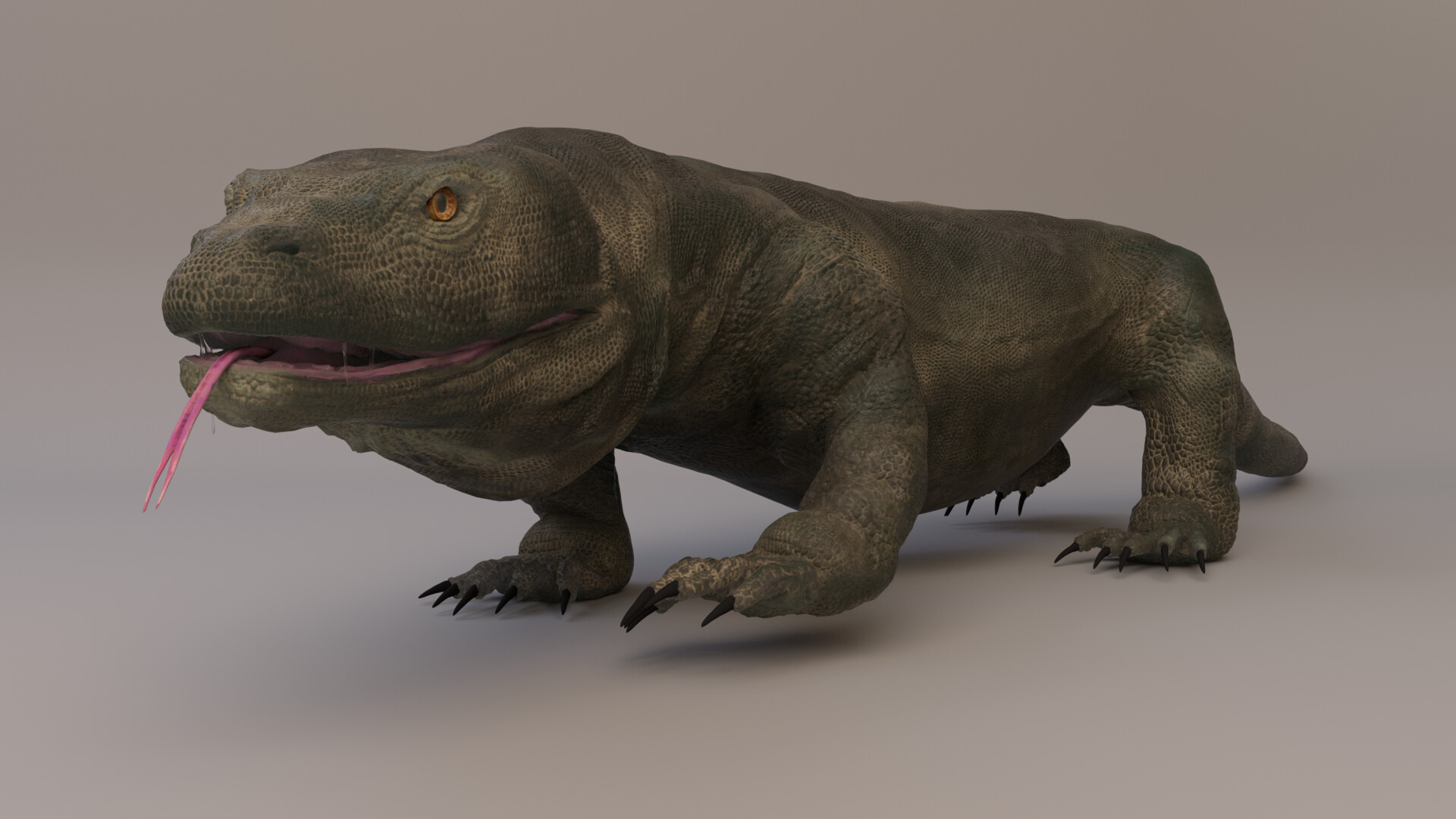 ArtStation - Komodo Dragon