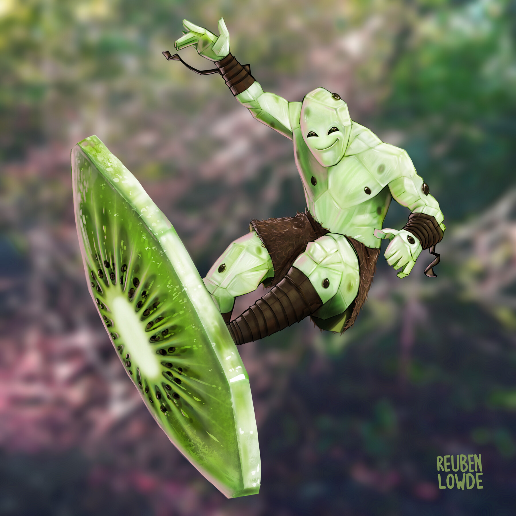 ArtStation - Kiwi Man + Process