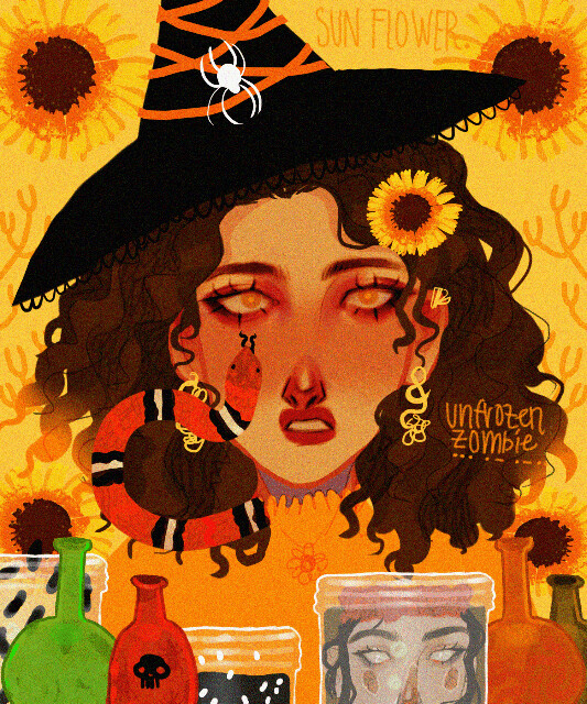 ArtStation - Sunflower Witch