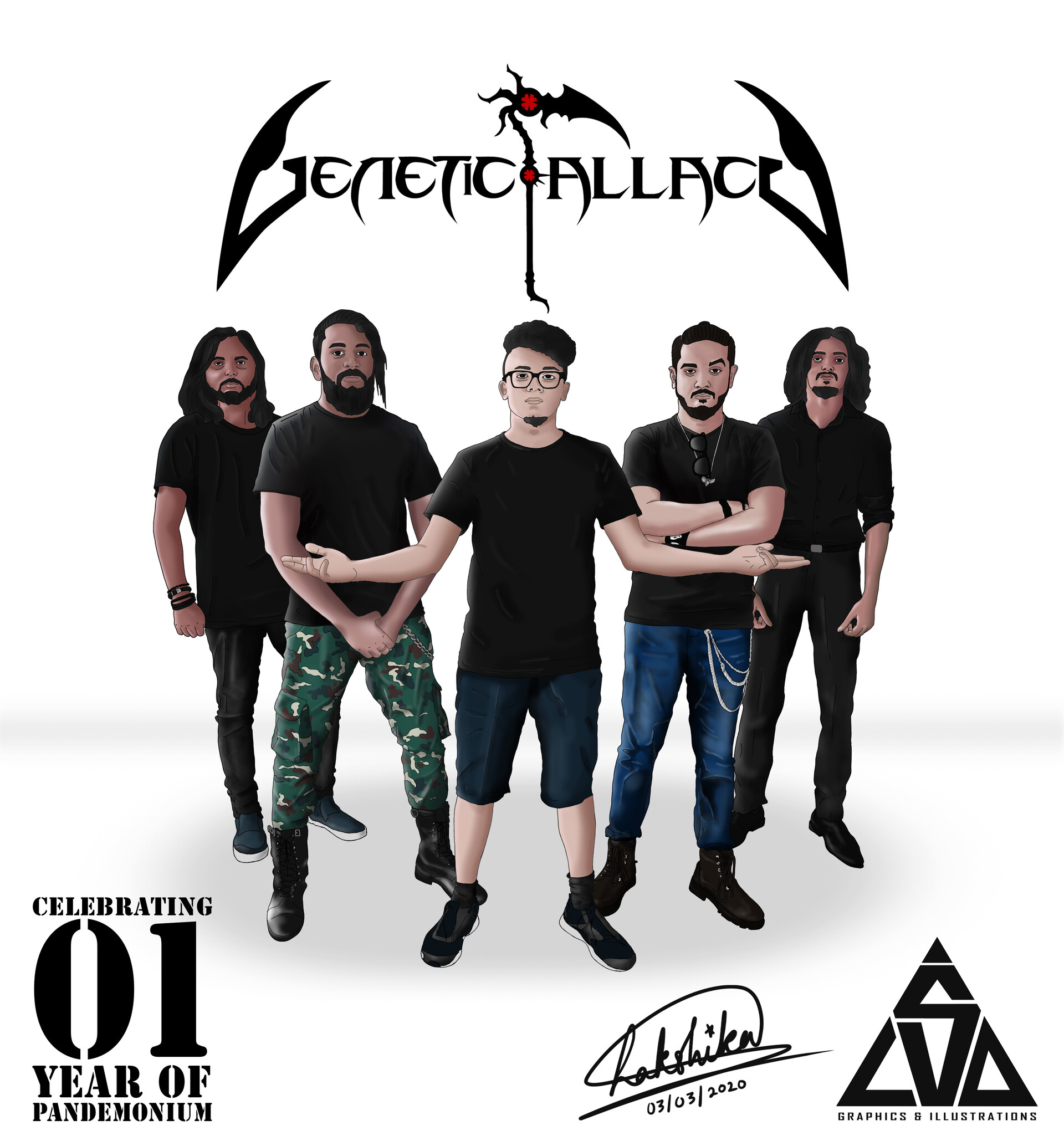 ArtStation - Genetic Fallacy - 1st Year of Pandemonium!