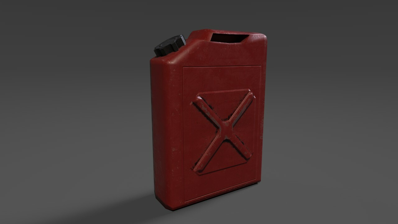ArtStation - Basic Metal Gas Can