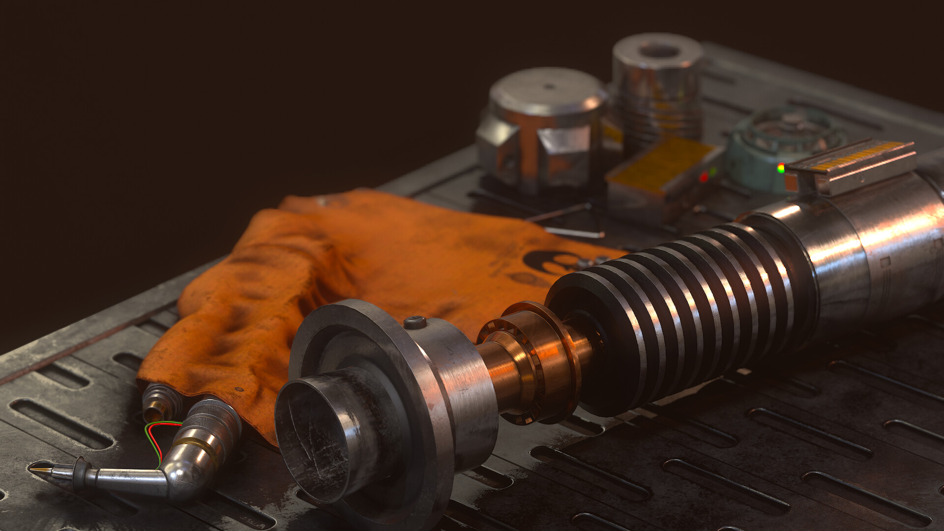 Jack Booth - Lightsaber workbench