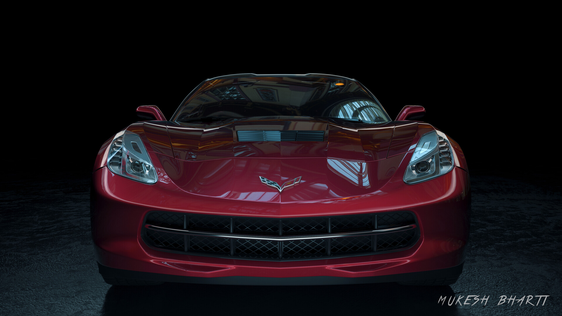 ArtStation - Corvette Stingray c7