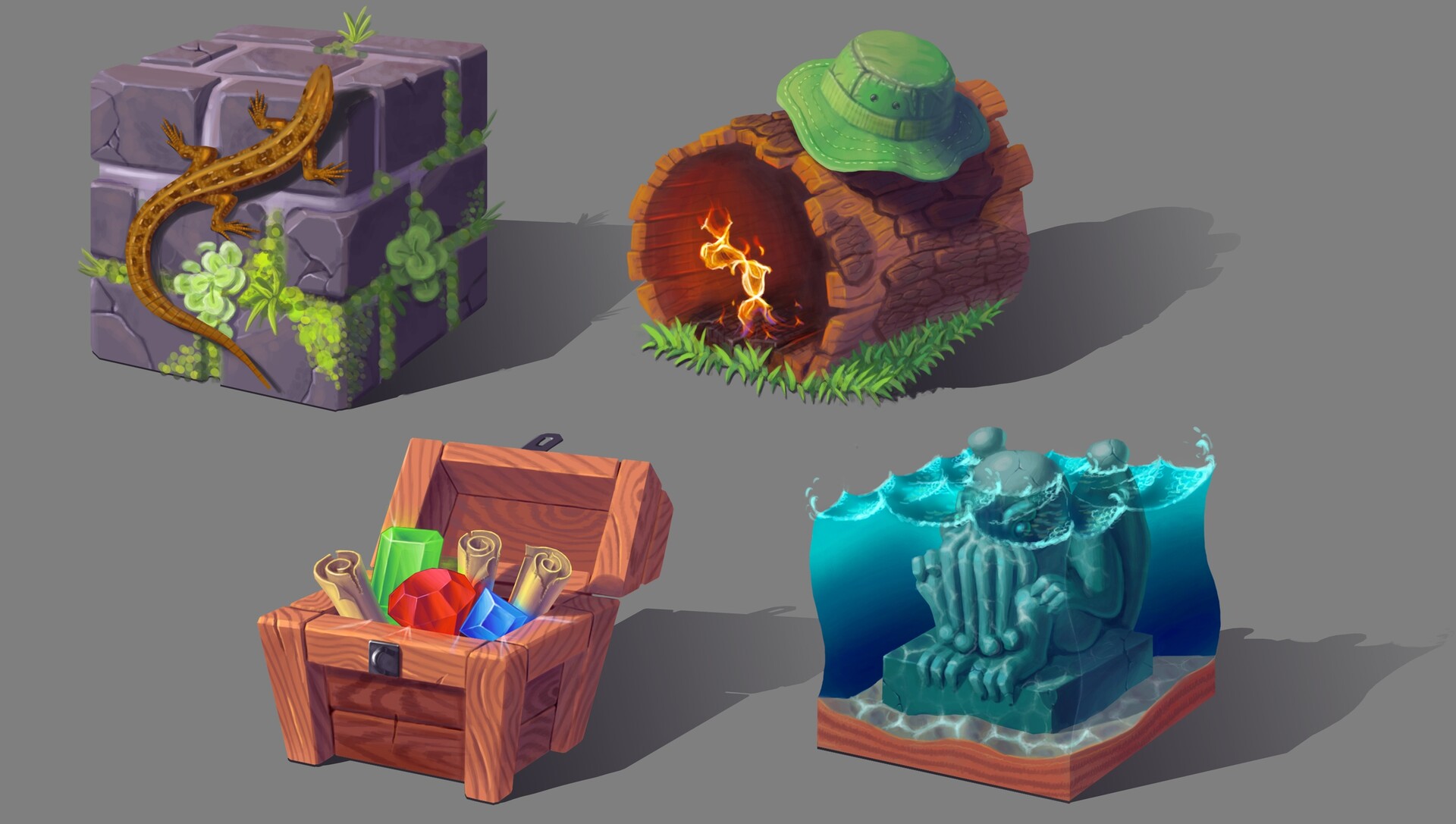 ArtStation - Material Practice | Props