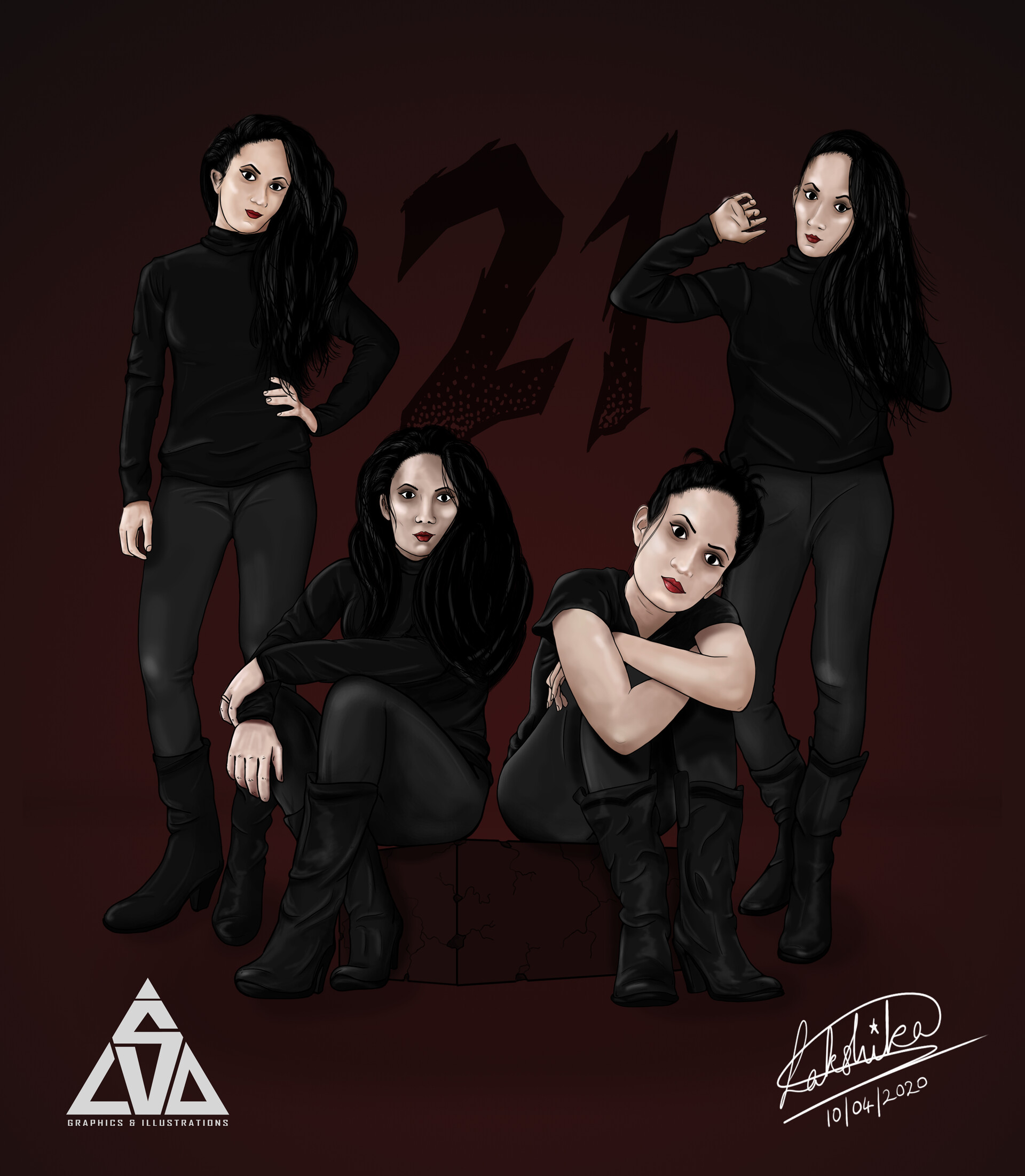 ArtStation - Goth Girl Squad