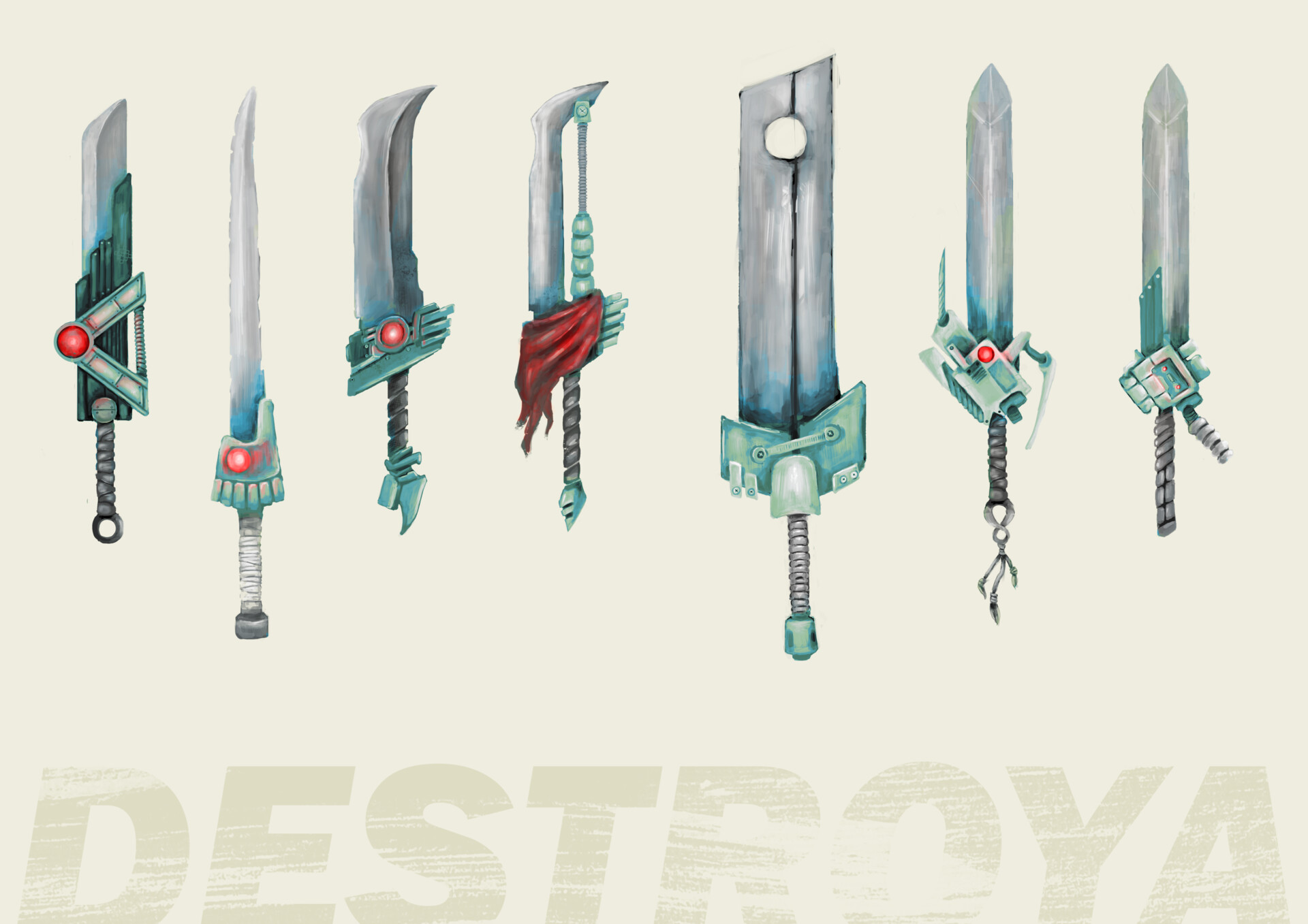 ArtStation - Destroya Weapon