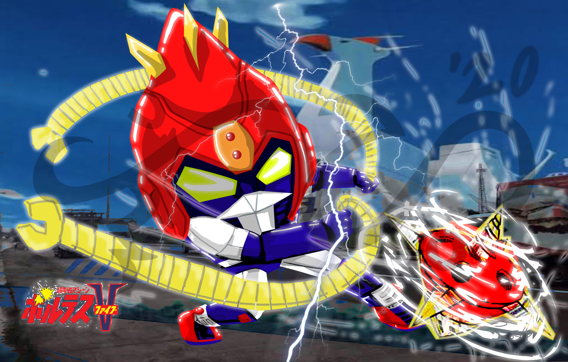 ArtStation - Ken'chi Go in Voltes V