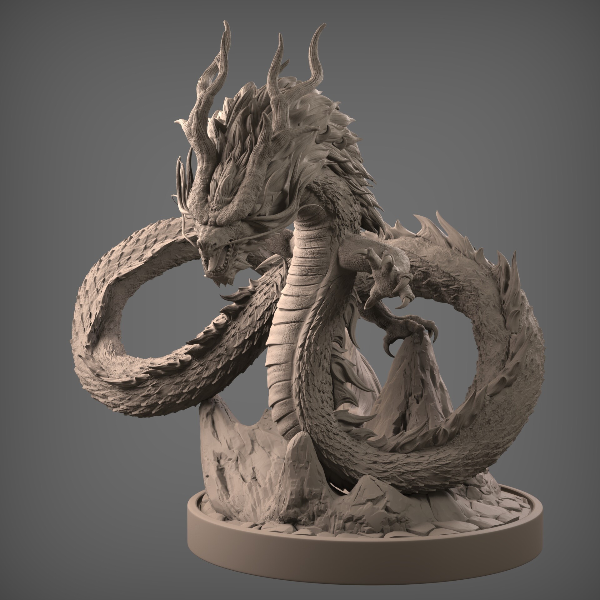 ArtStation - oriental dragon