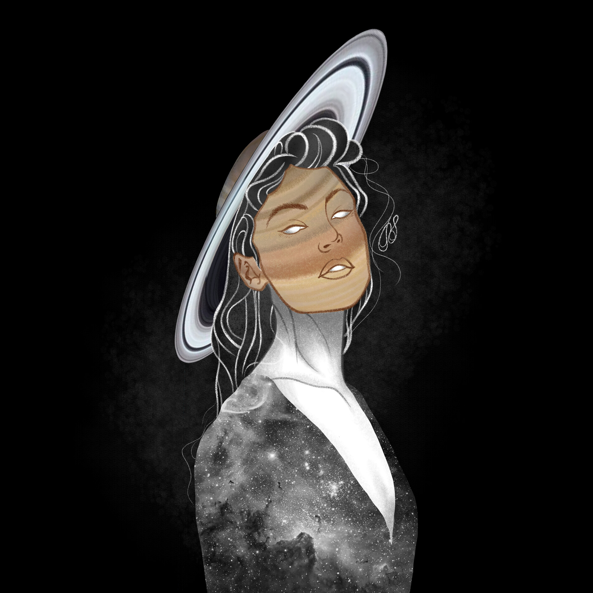 ArtStation - Saturn woman