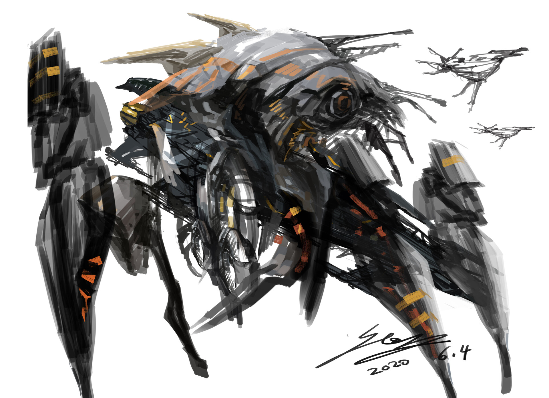 ArtStation - MECHANICS CONCEPT ART 20200604