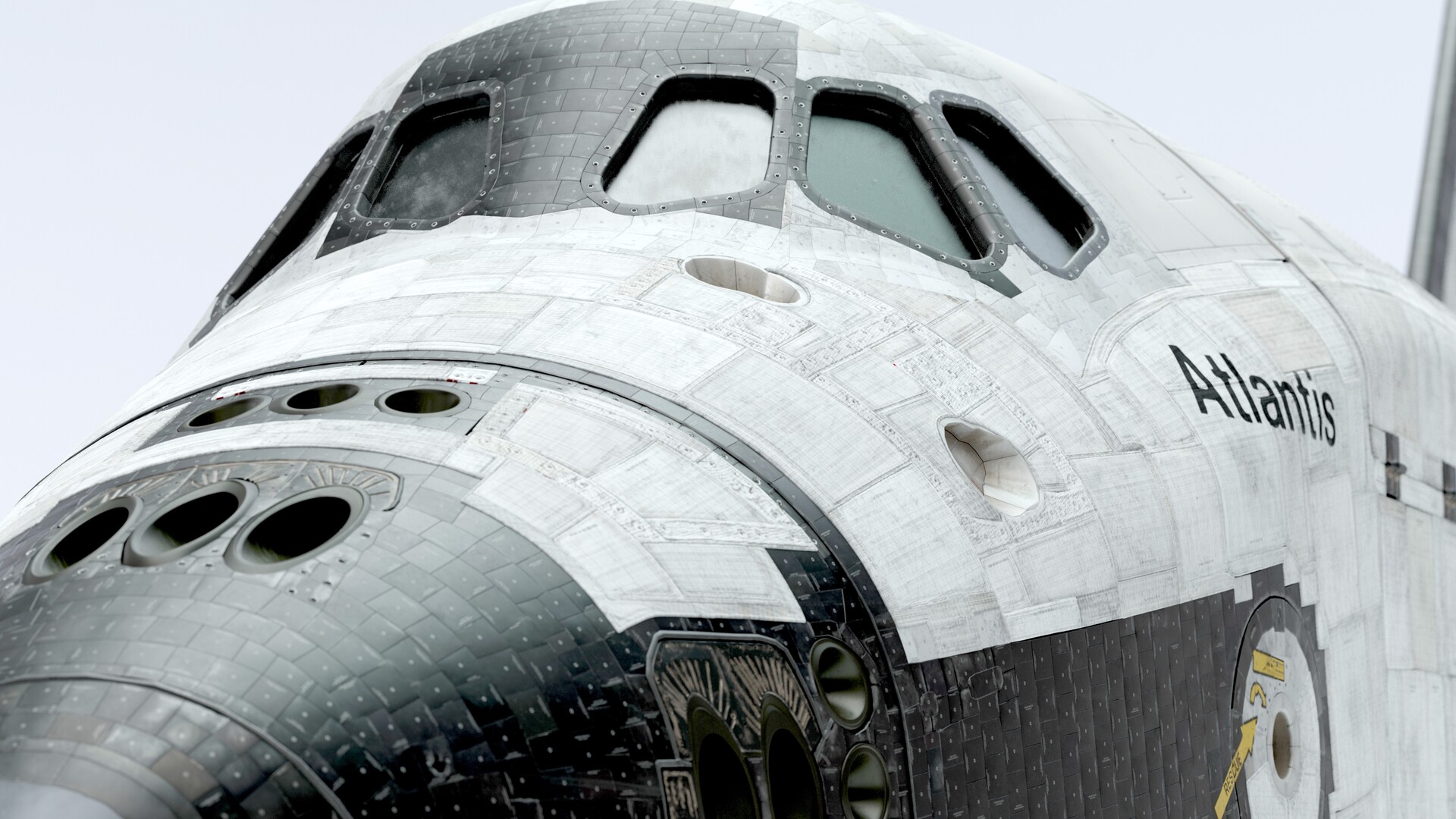 artstation space shuttle