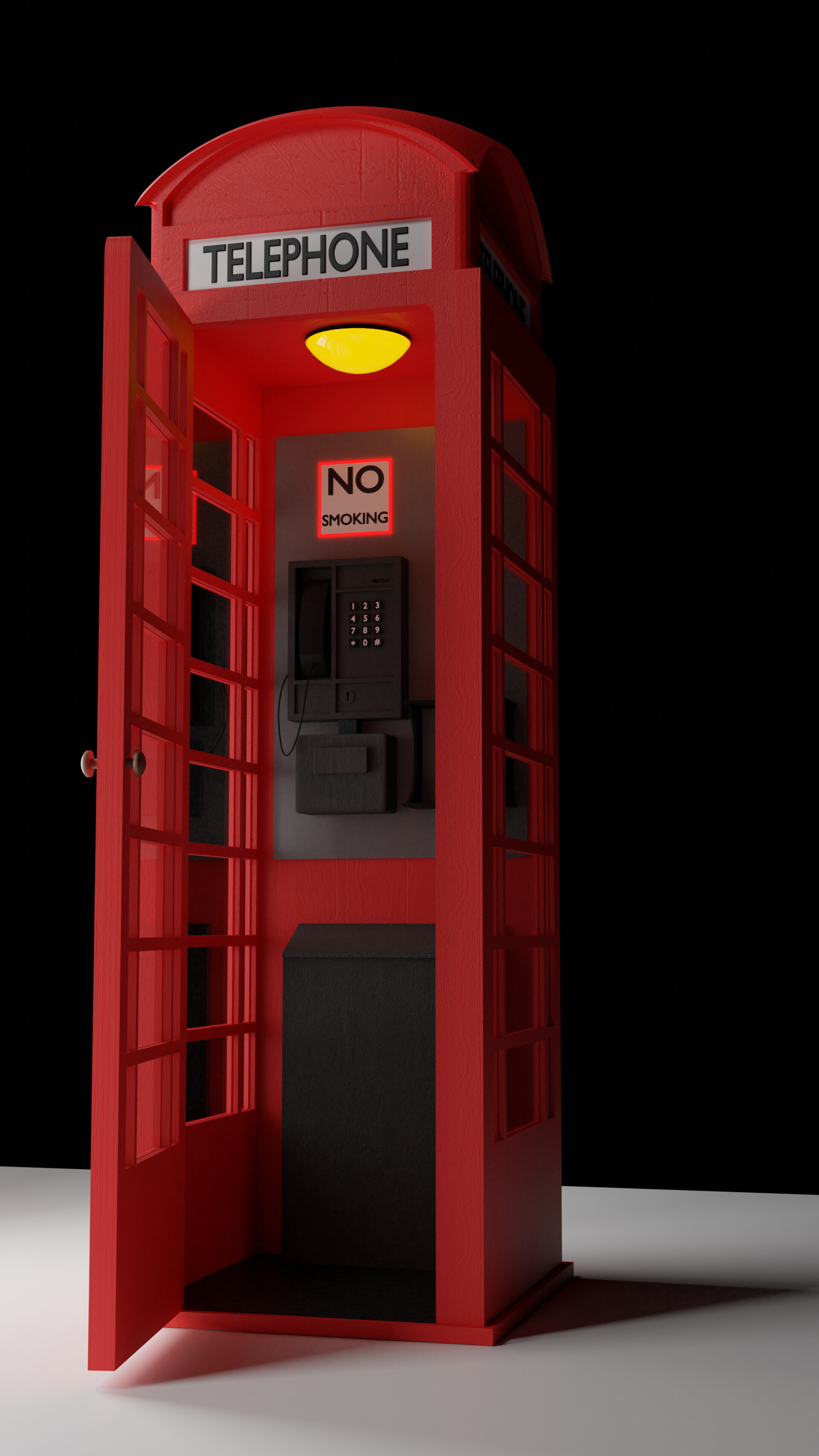 ArtStation - Red telephone box