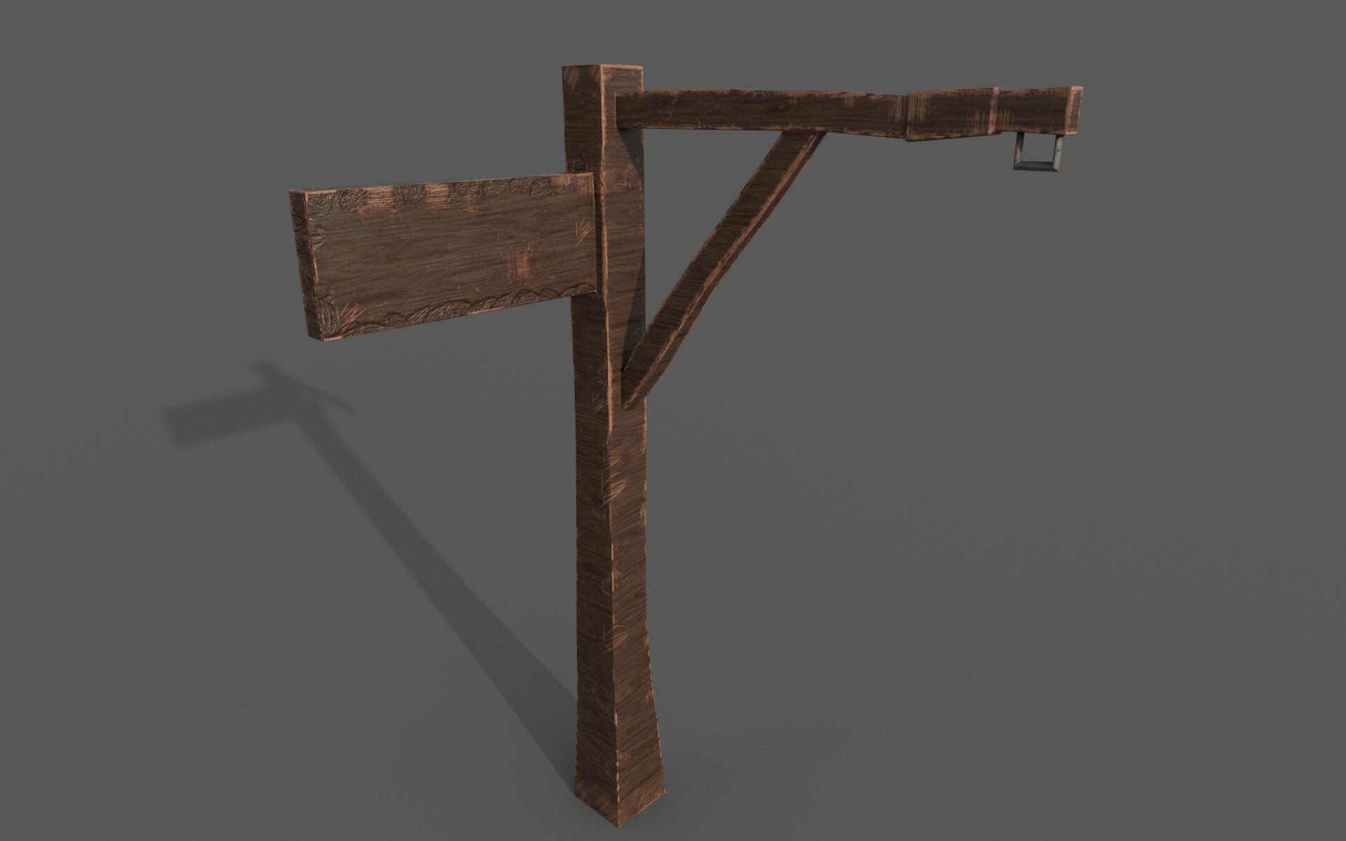 ArtStation - Wooden signboard