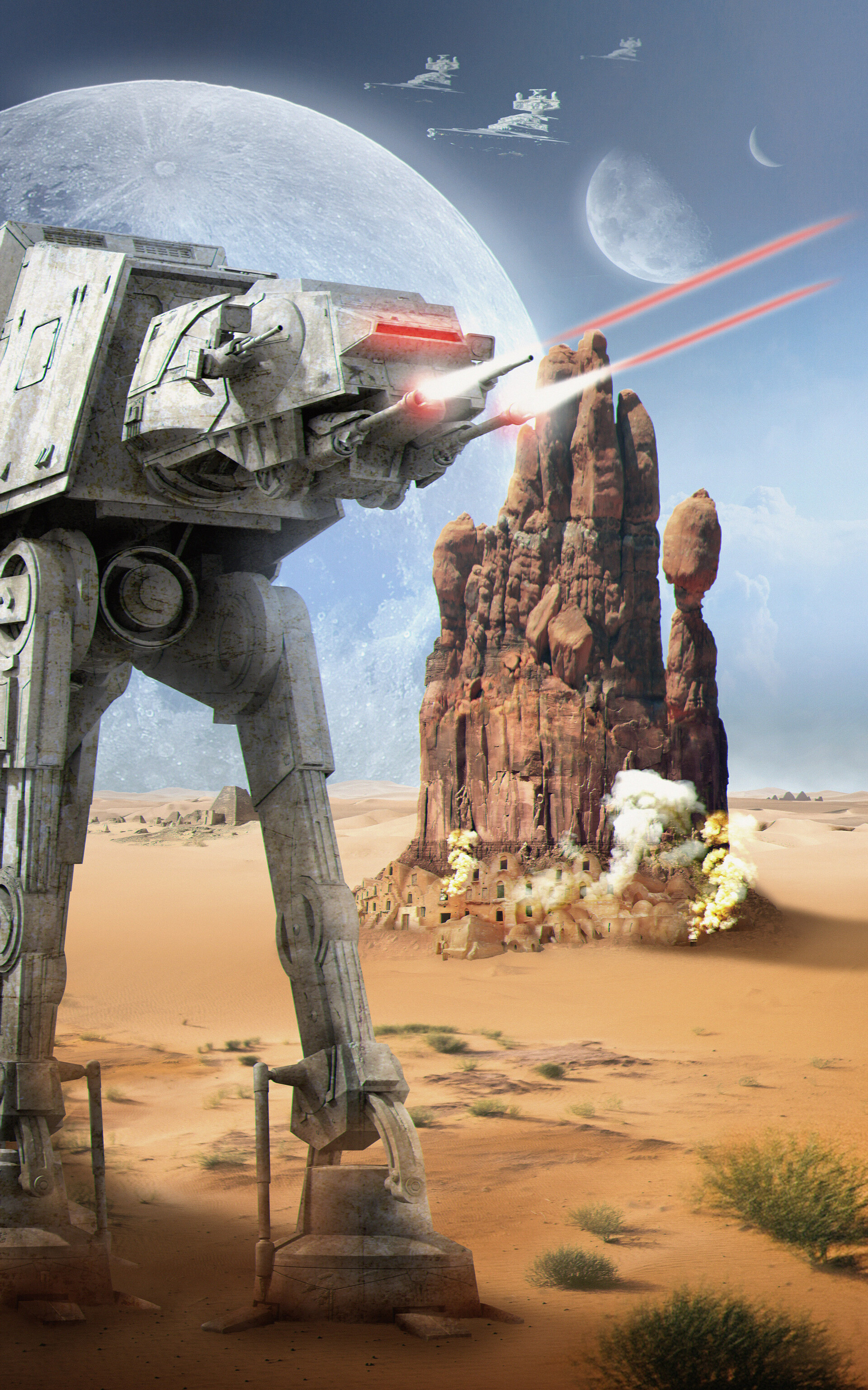 ArtStation - Star Wars fan matte painting 1