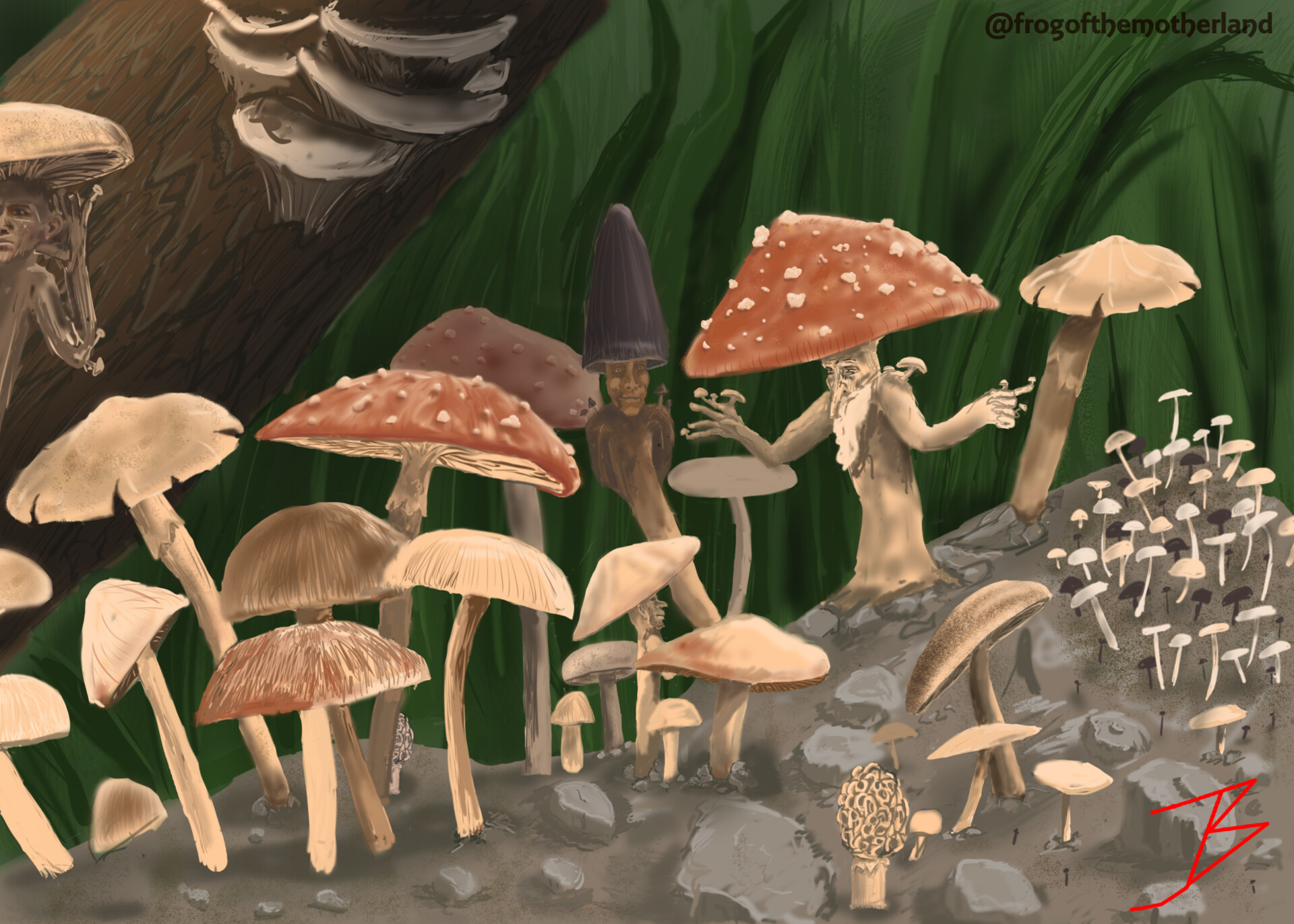 ArtStation - Mushroom Gathering