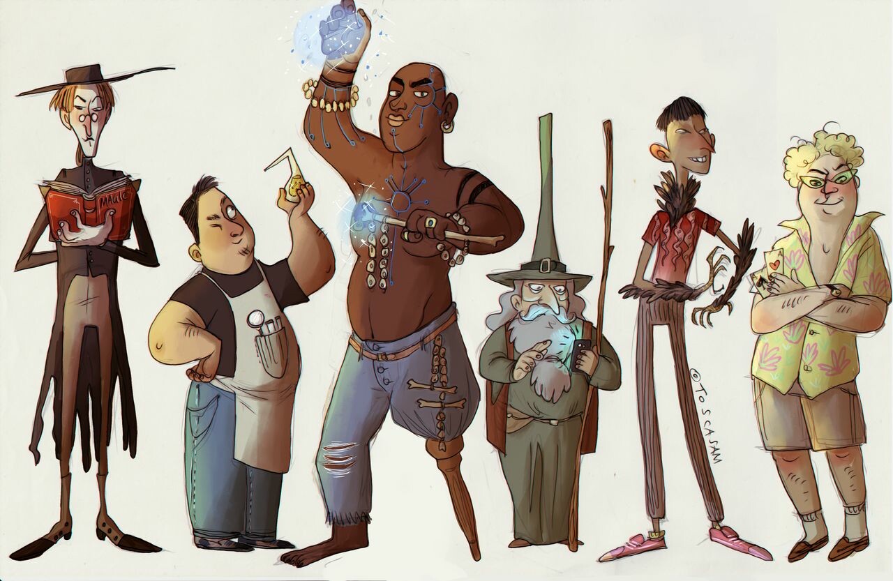 ArtStation - Wizards character designs