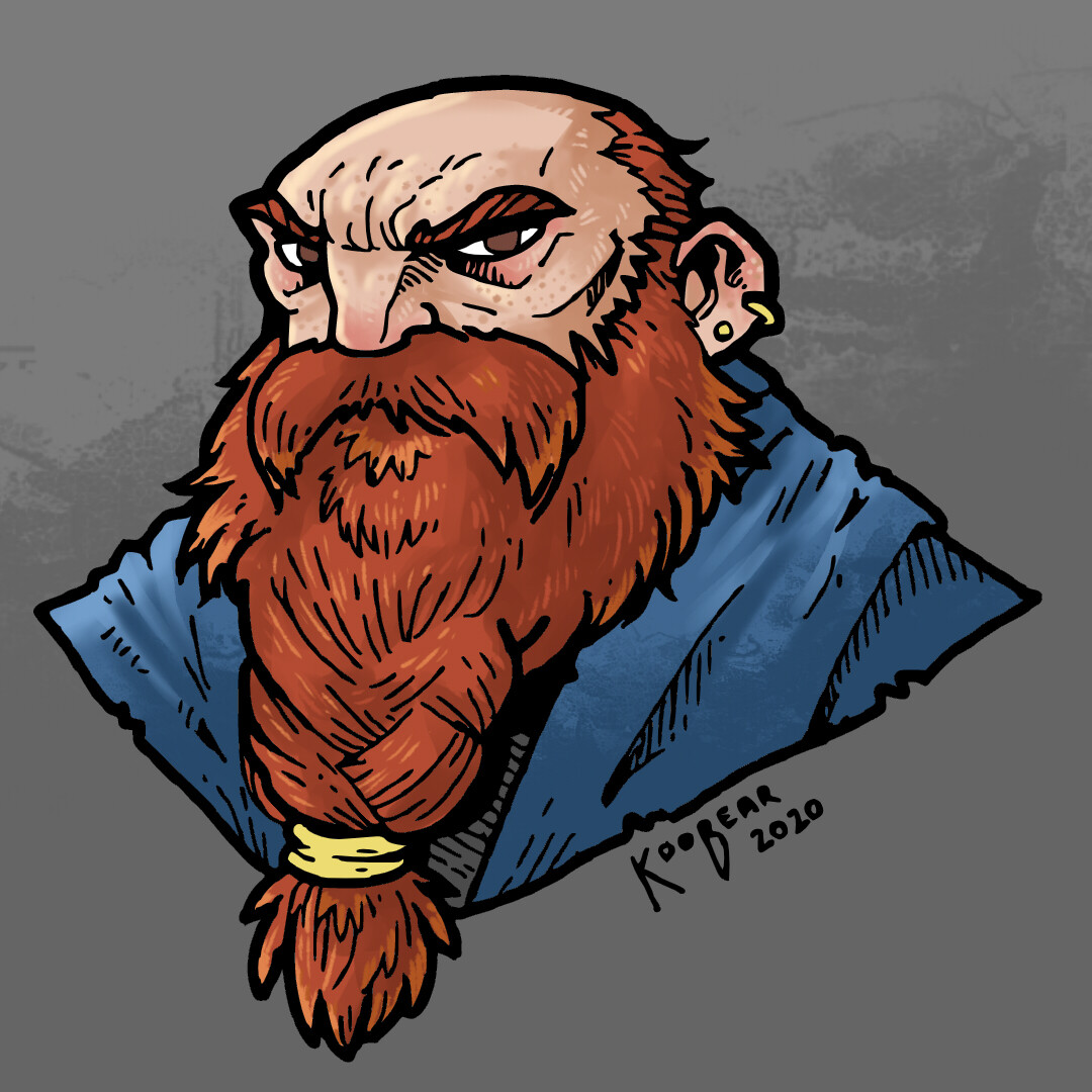 ArtStation - Character Design: Dwarf Portrait 1
