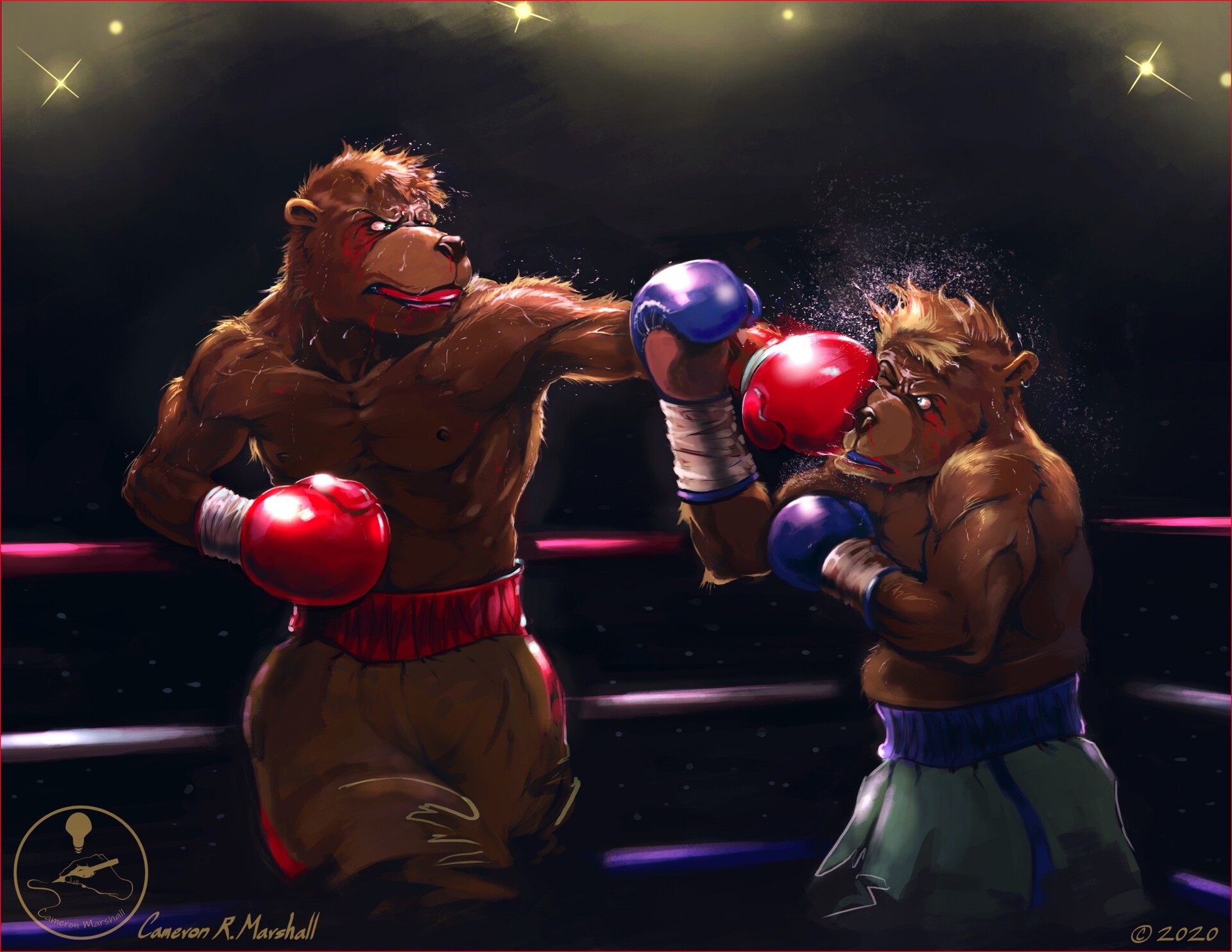 ArtStation - Bear boxers