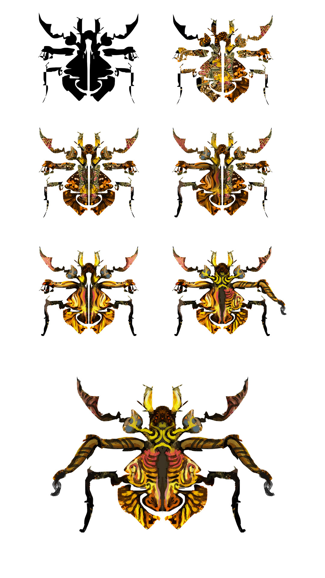 Lucas Bouroga - Concept of fantasy bugs