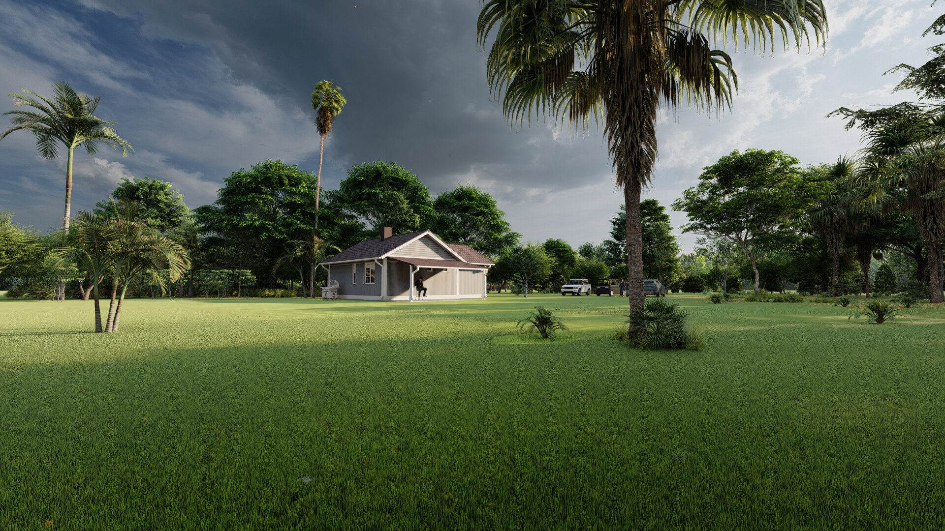 ArtStation - House field RTX ON UE4