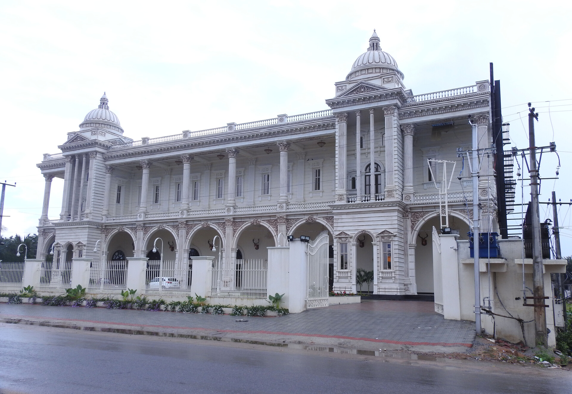 Murari Mohan Purkait - Convention Hall Exterior and Interior elevation ...