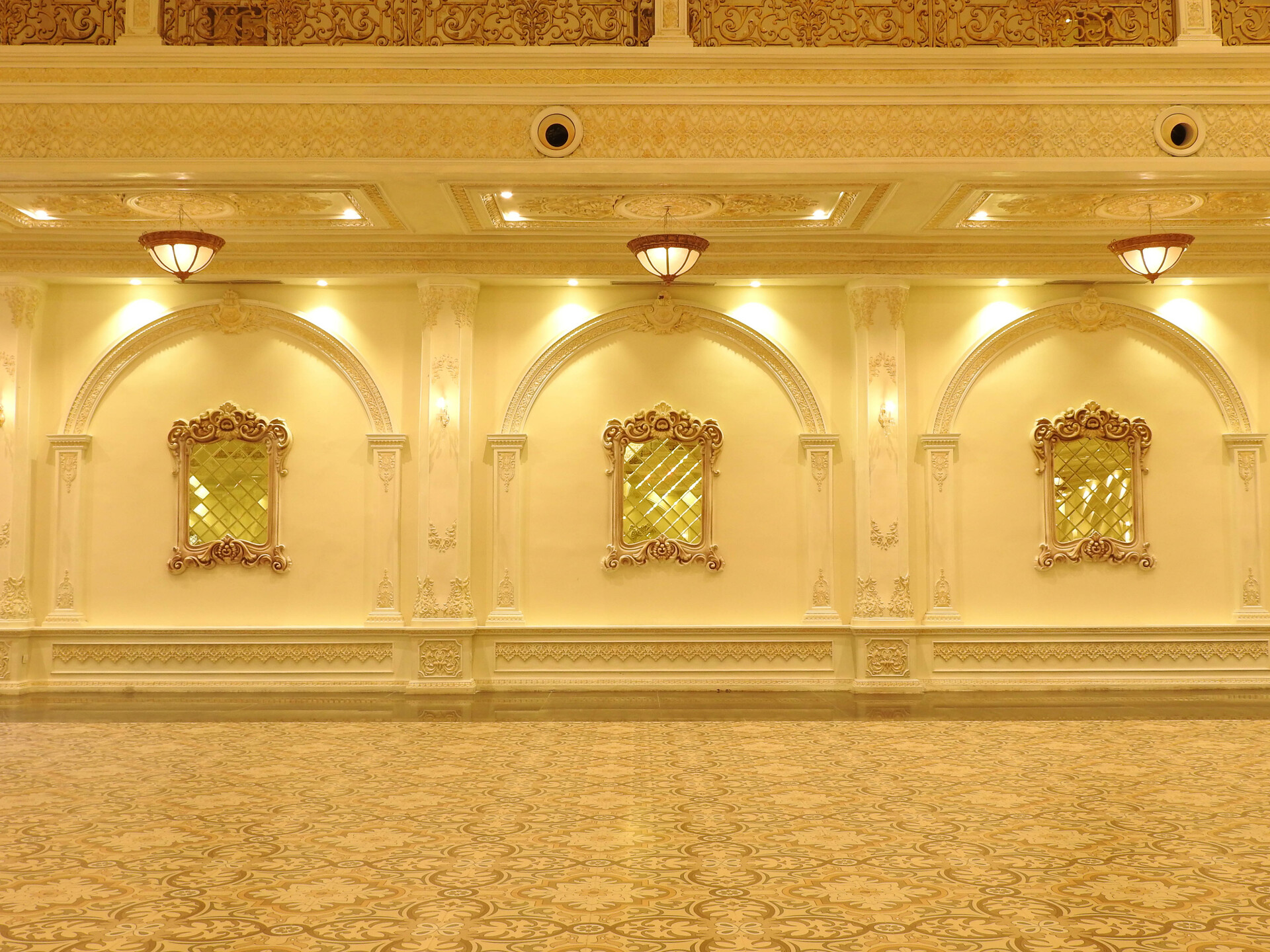 Murari Mohan Purkait - Convention Hall Exterior and Interior elevation ...