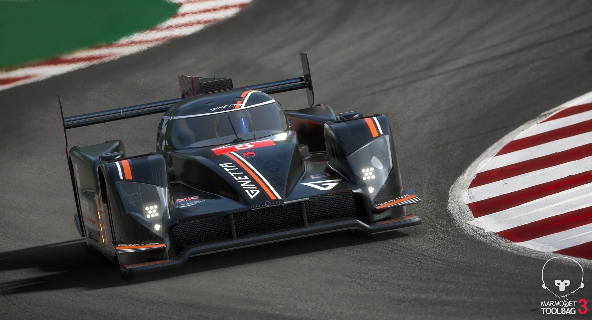 OpticalDreamSoft - Ginetta G60-LT-P1 WEC LMP1 Season 2019 2020 3D model