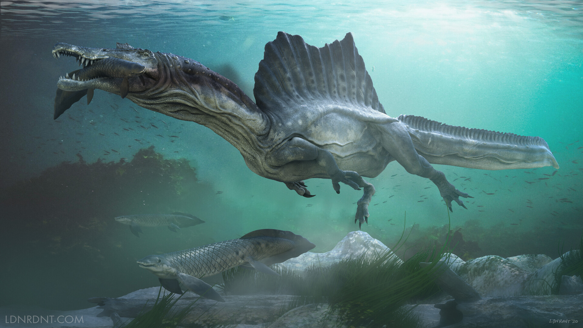 ArtStation - Spinosaurus - River Monster