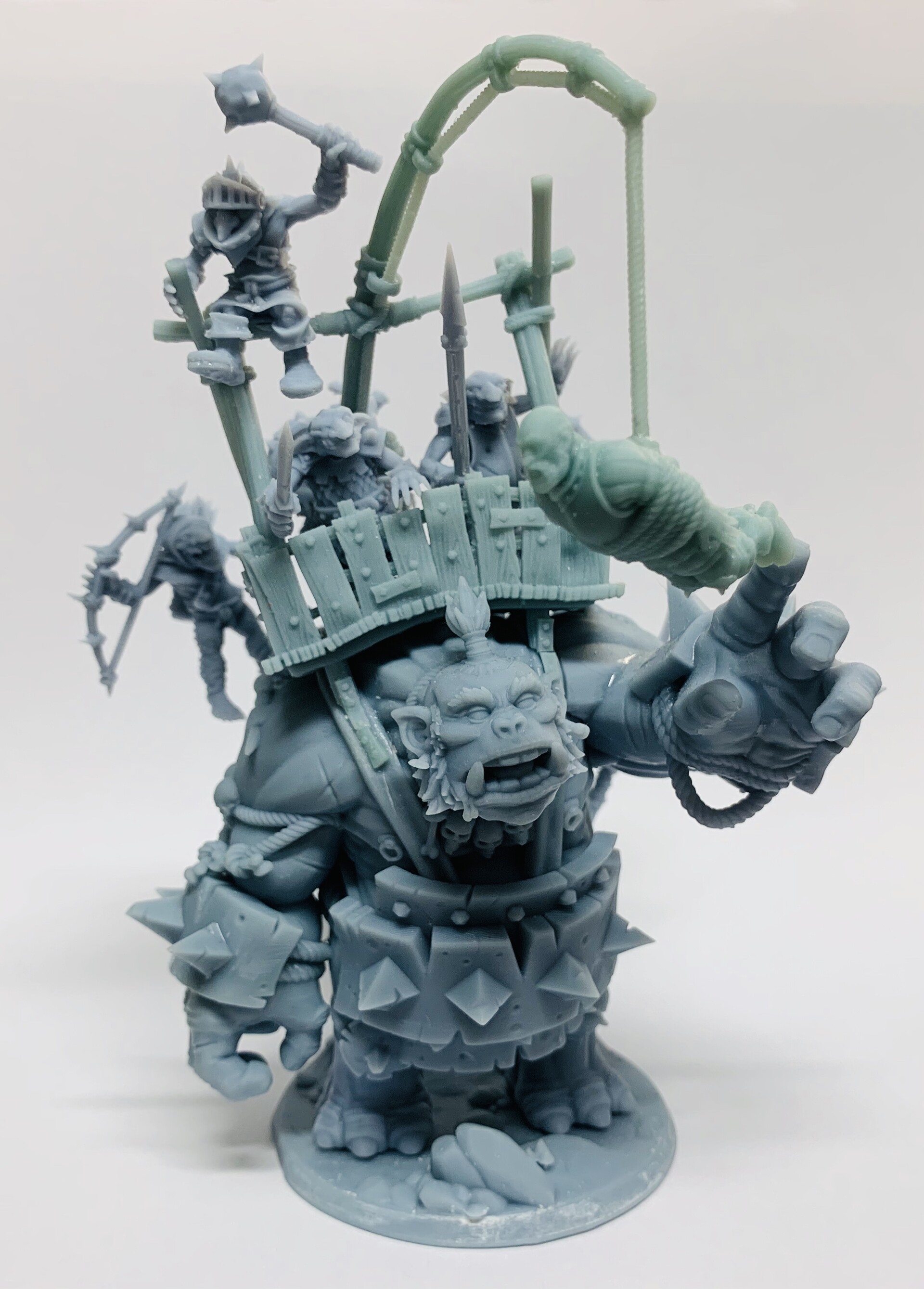 ArtStation - Goblins' ogre siege tower (Printed)