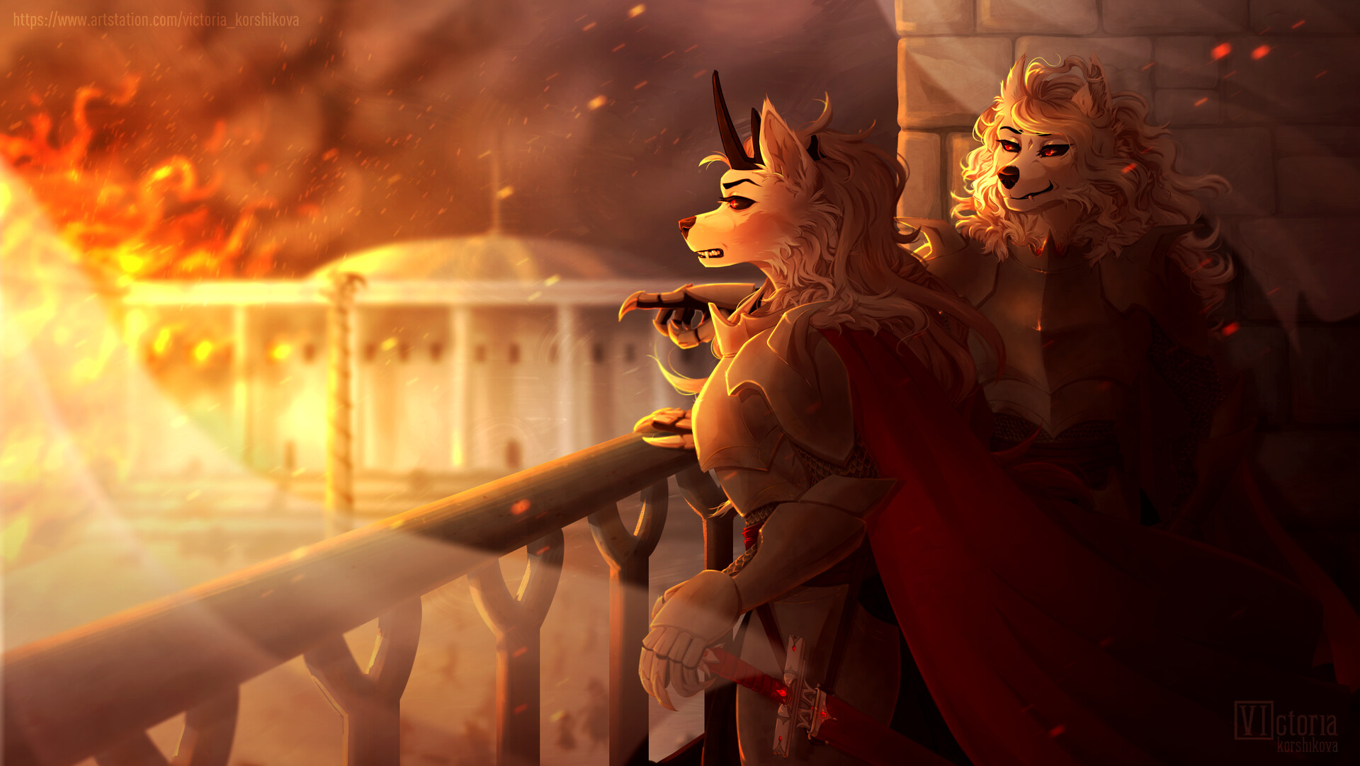 ArtStation - Commission - "Flame palace"