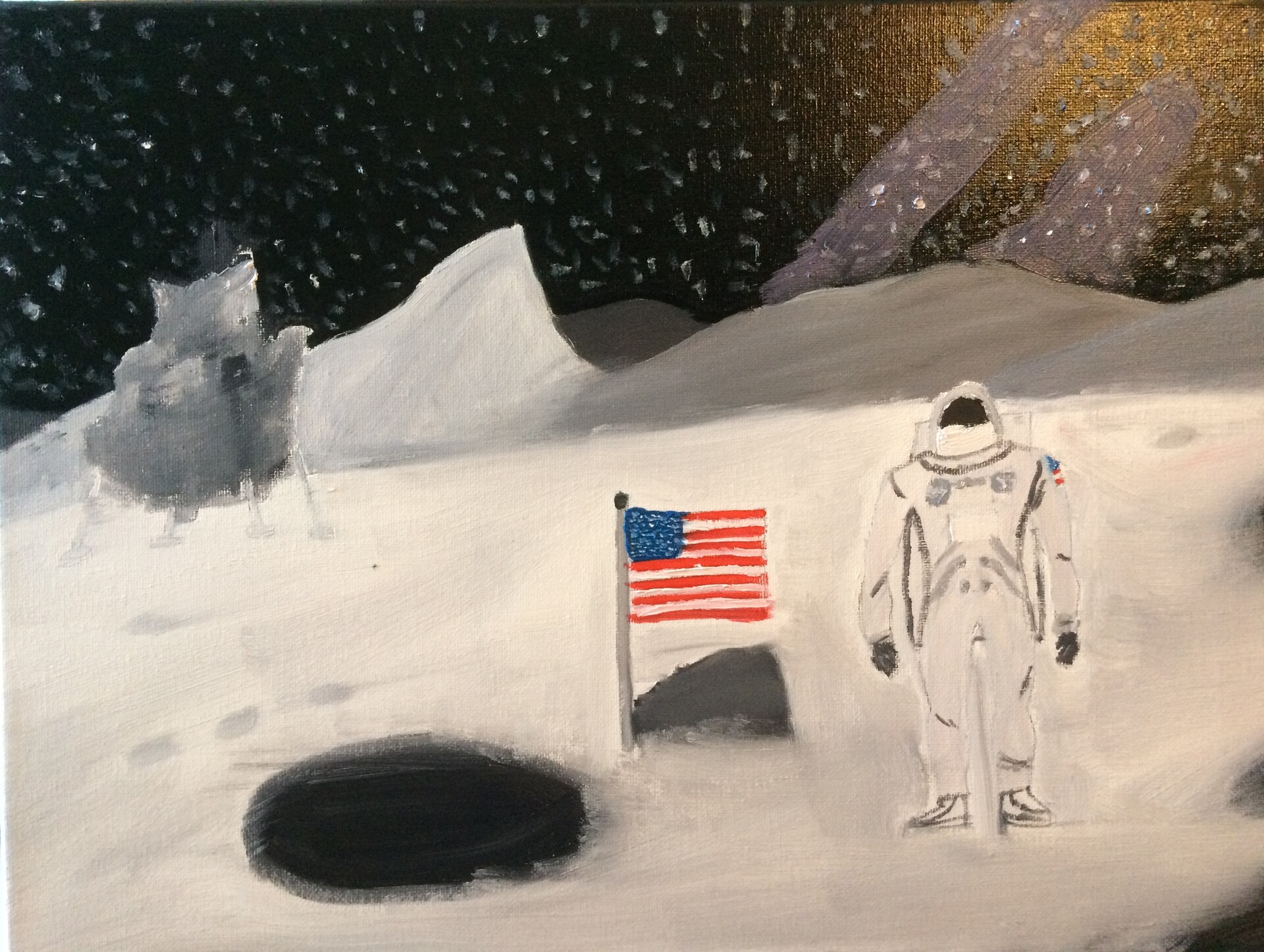 ArtStation - Moon Landing 1969
