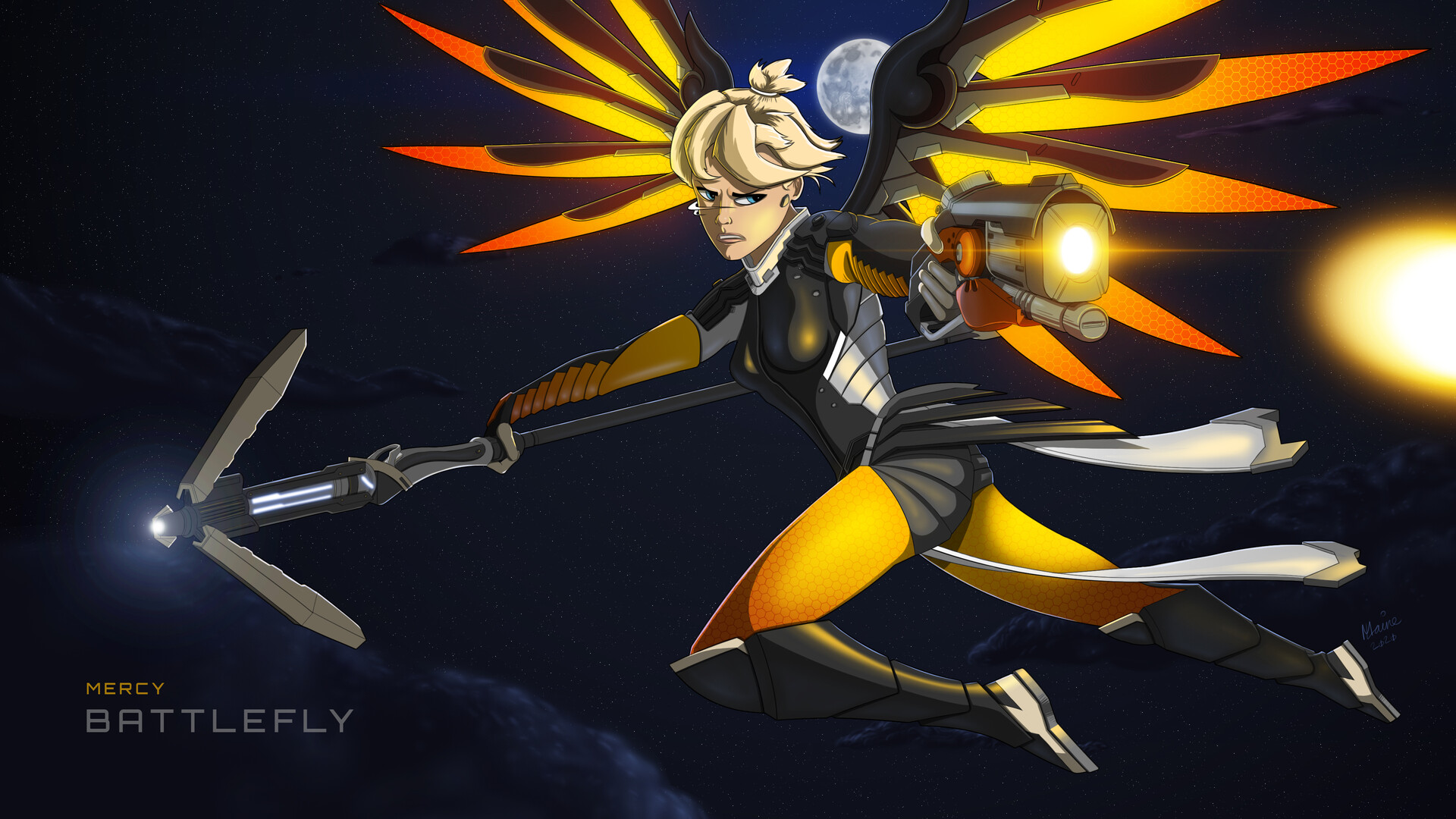 ArtStation - Mercy - Battlefly