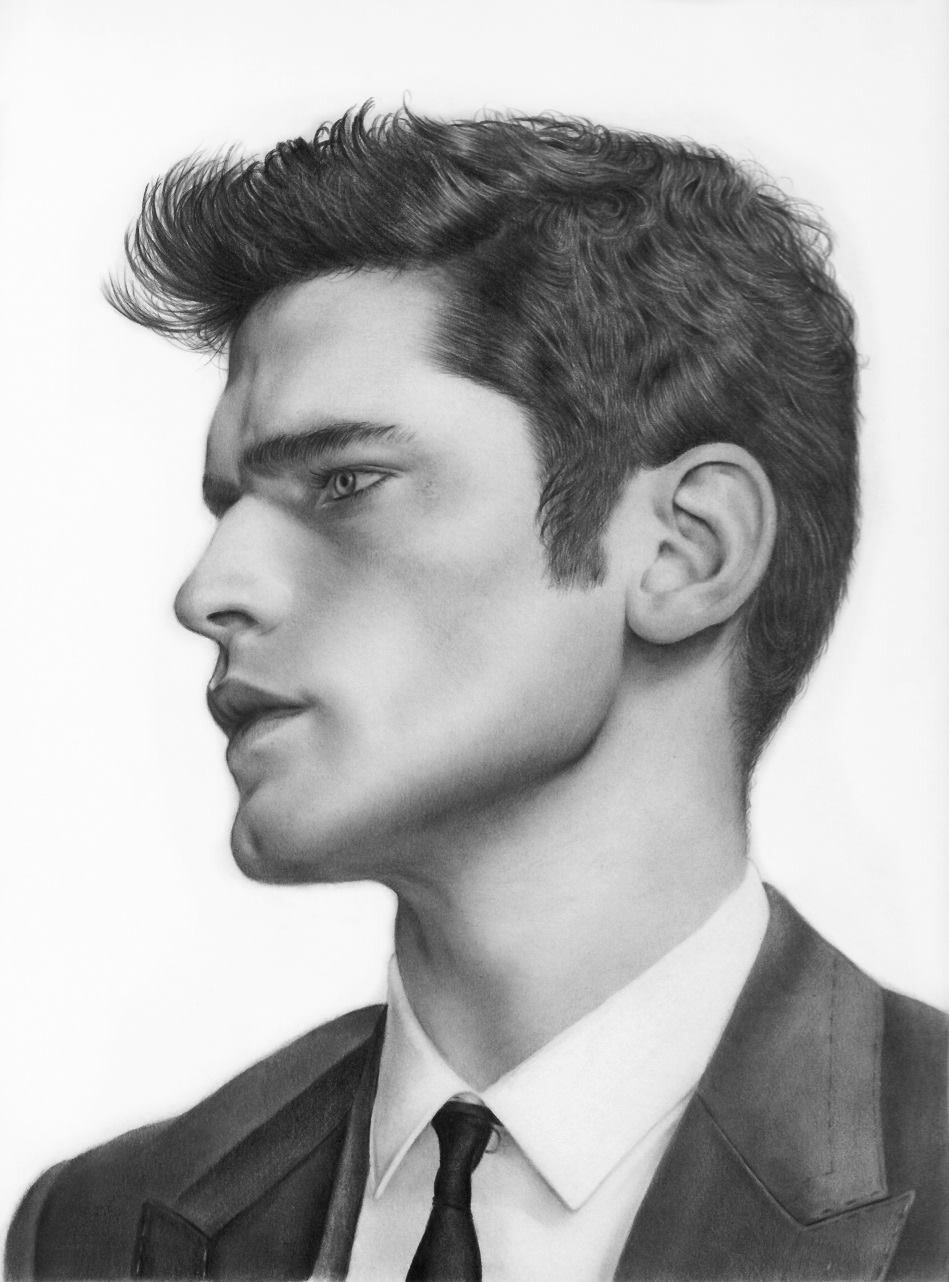 ArtStation - Pencil Drawing of Sean O'Pry