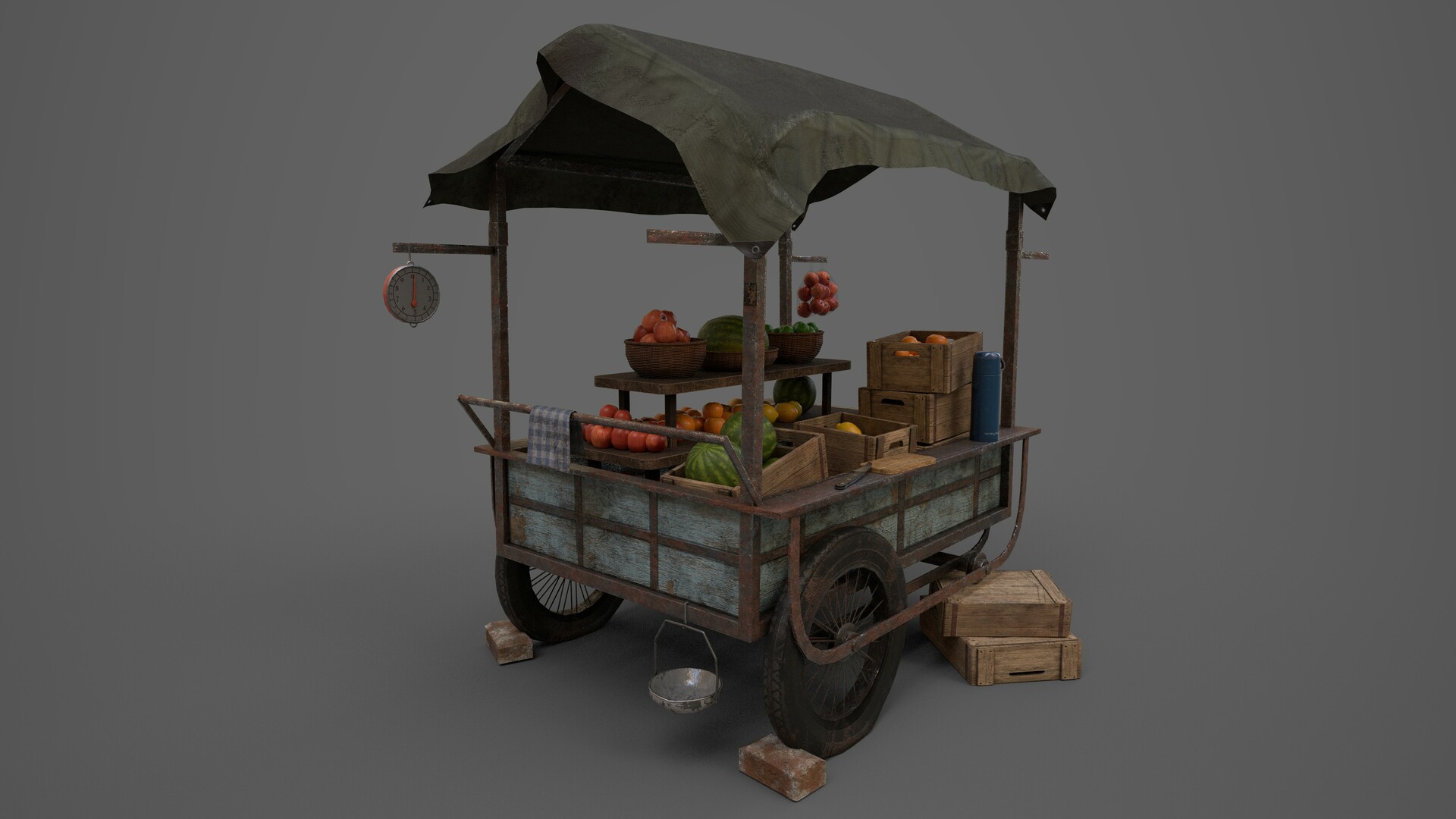 ArtStation - Fruit Cart