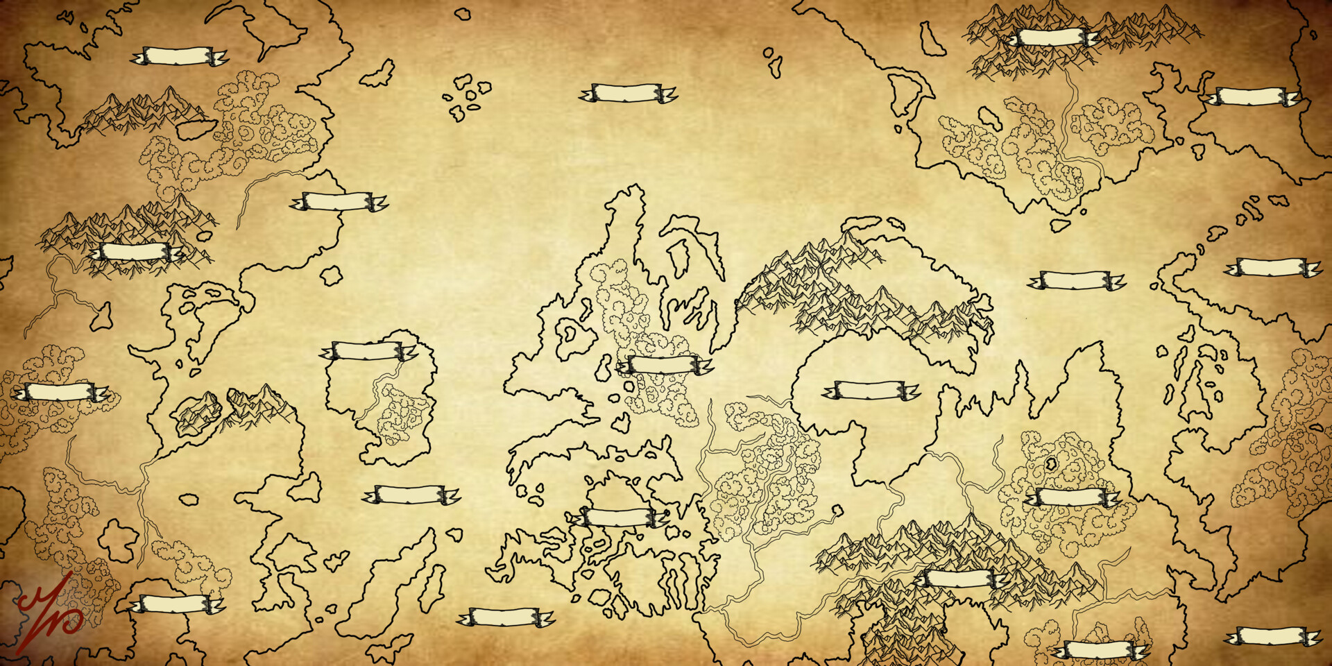 ArtStation - Fantasy Map - 5