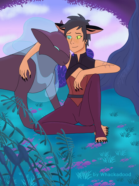ArtStation - Catra and Melog