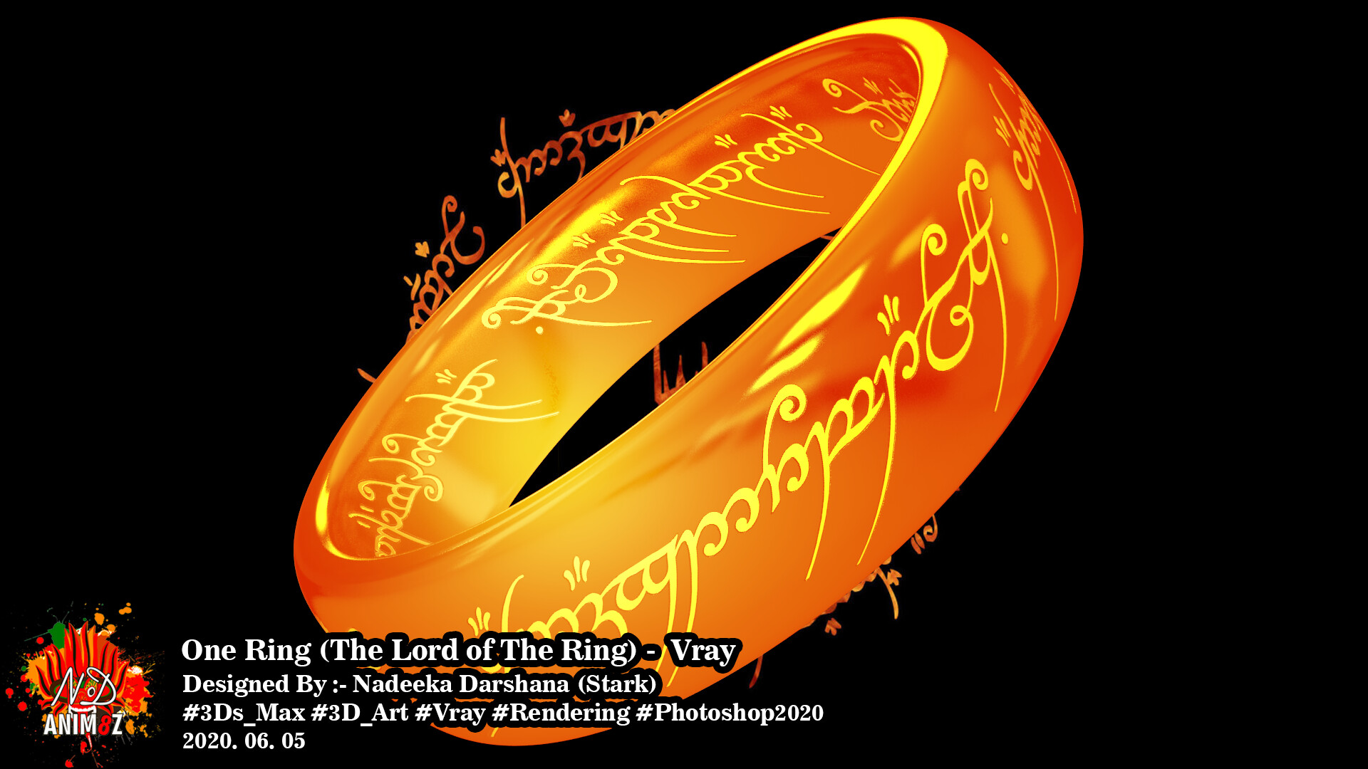 ArtStation - One Ring (The Lord of The Ring)